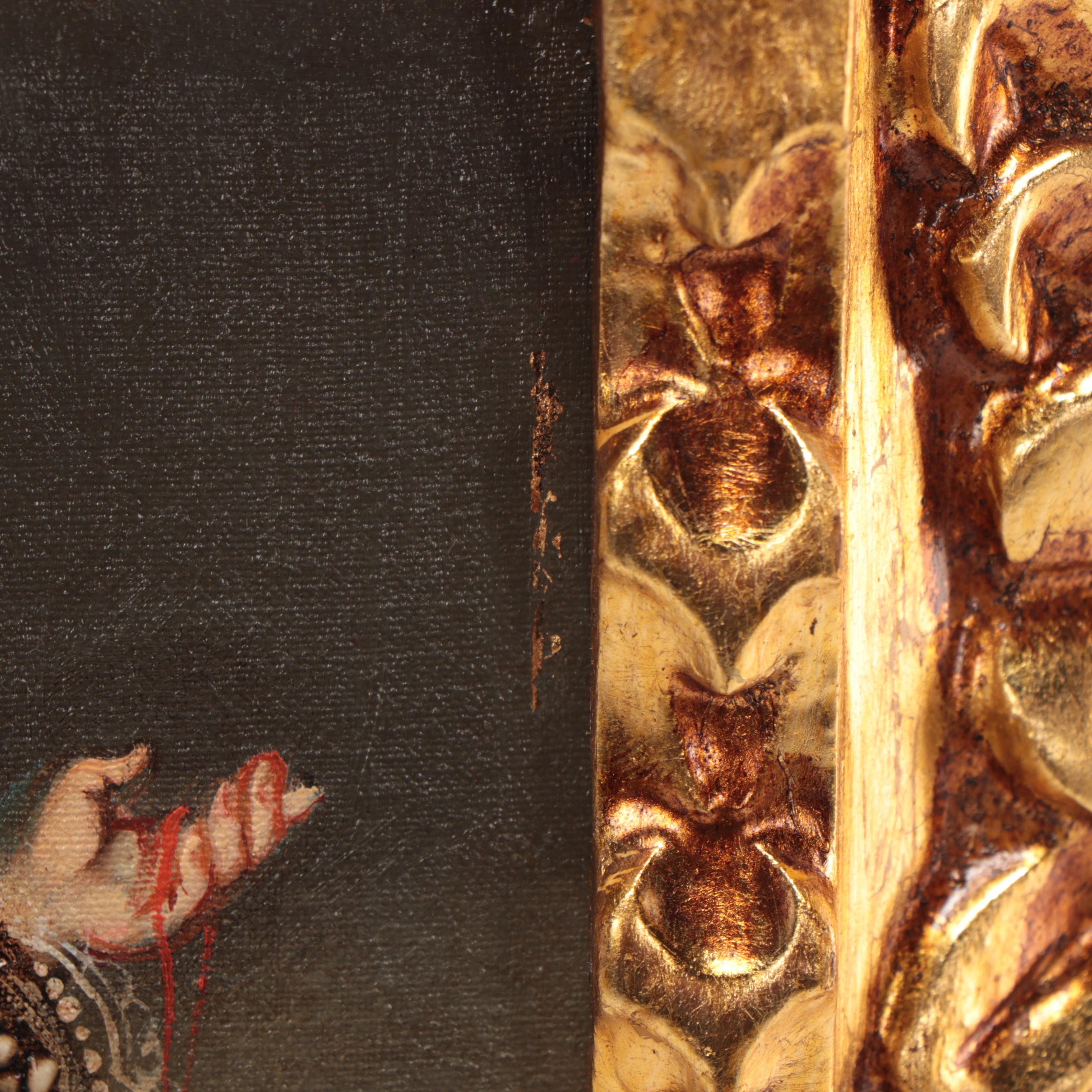 Cuzco School Style Oil Painting of Archangel Saint Raphael | EBTH