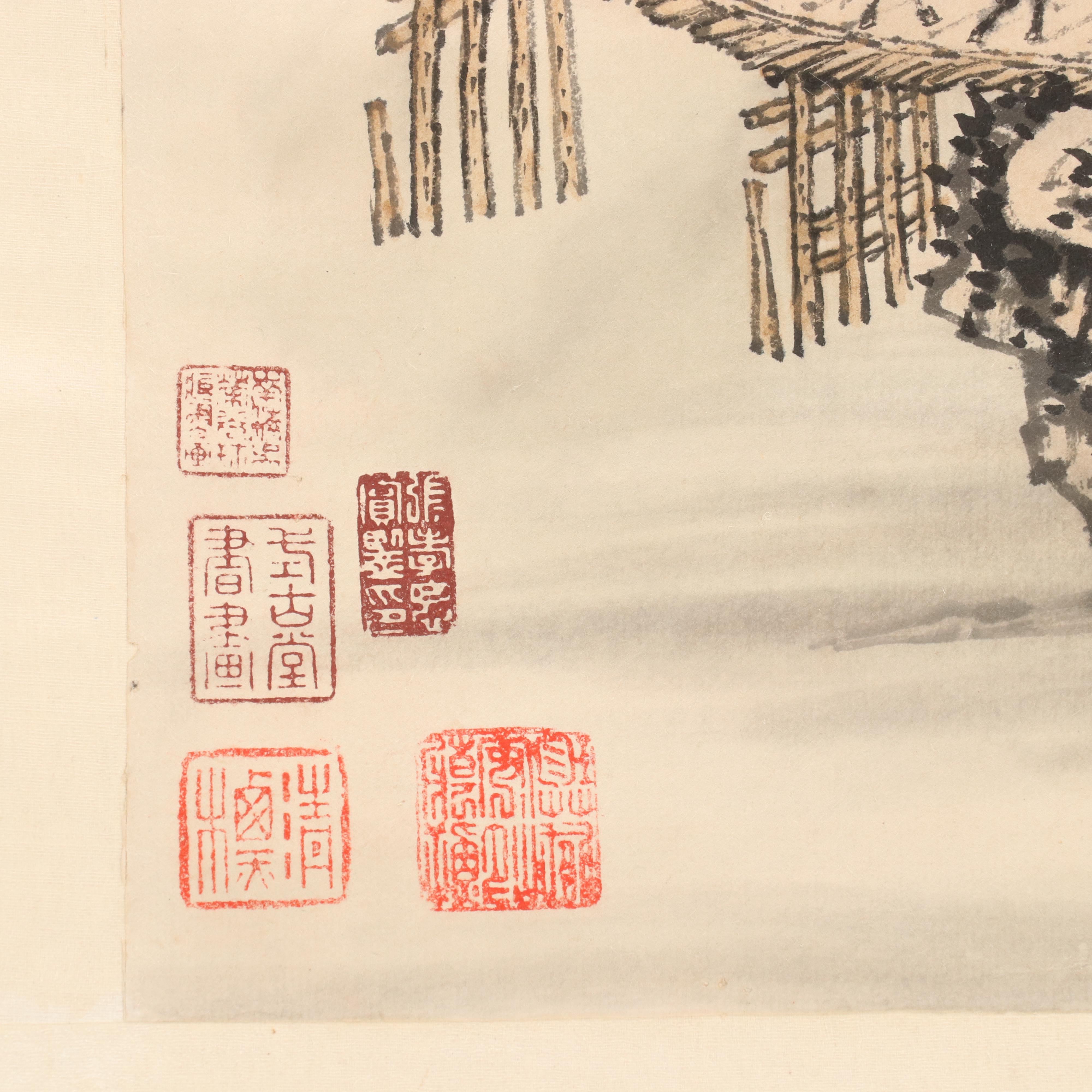 East Asian Ink Wash Painting | EBTH