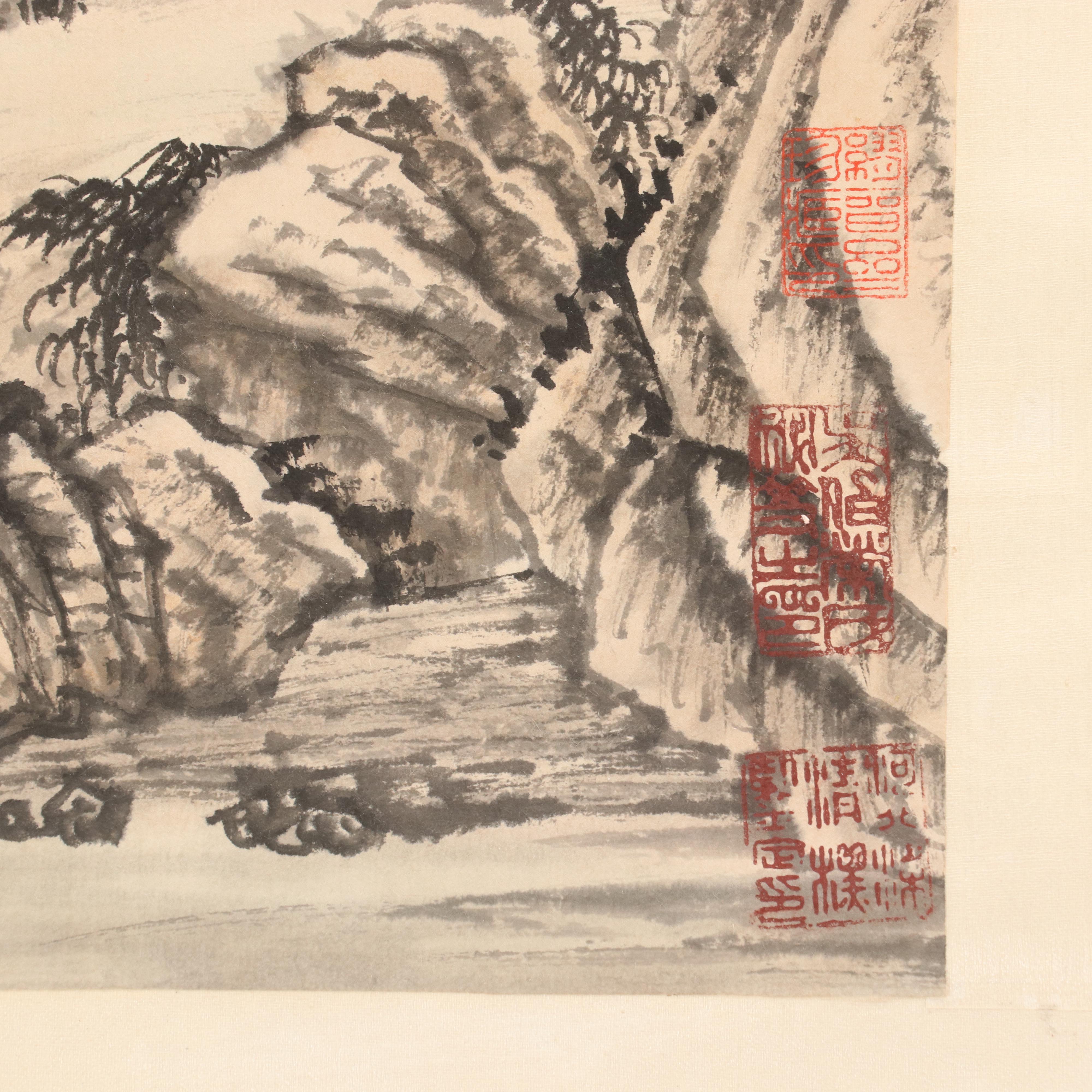 East Asian Ink Wash Painting | EBTH