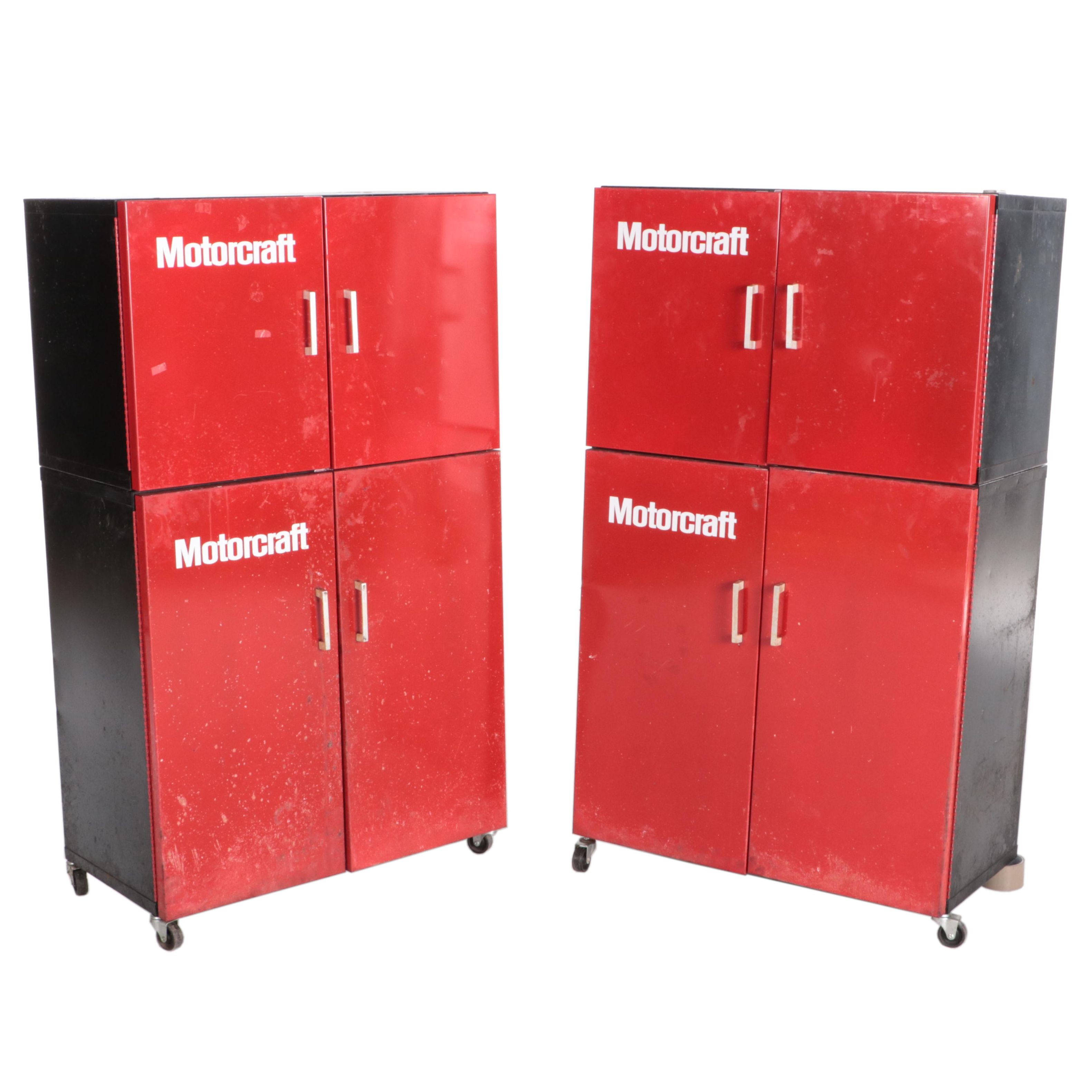 Geneva Motorcraft Painted Steel Tool Cabinets | EBTH