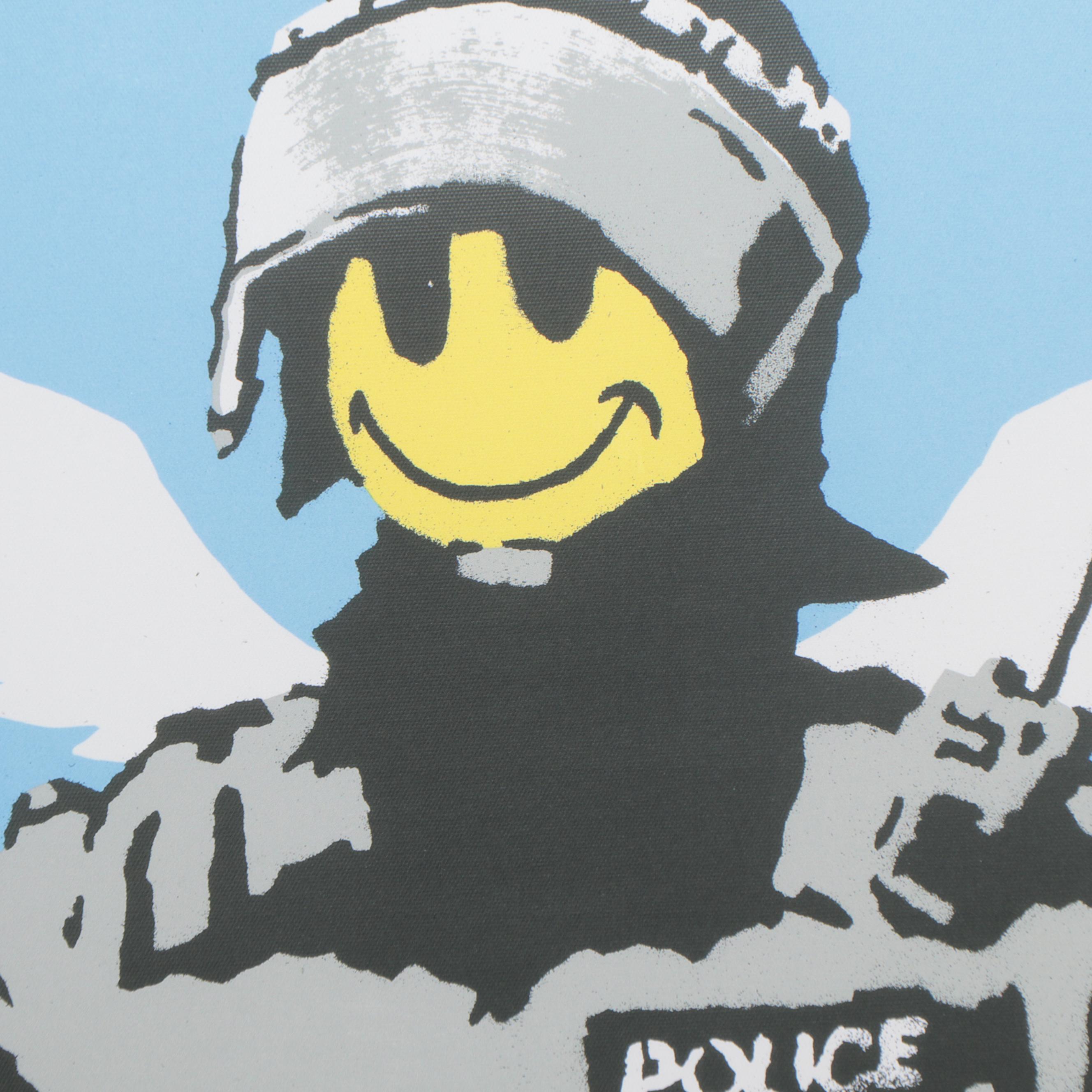 Giclée after Banksy "Smiley Police Trooper" | EBTH