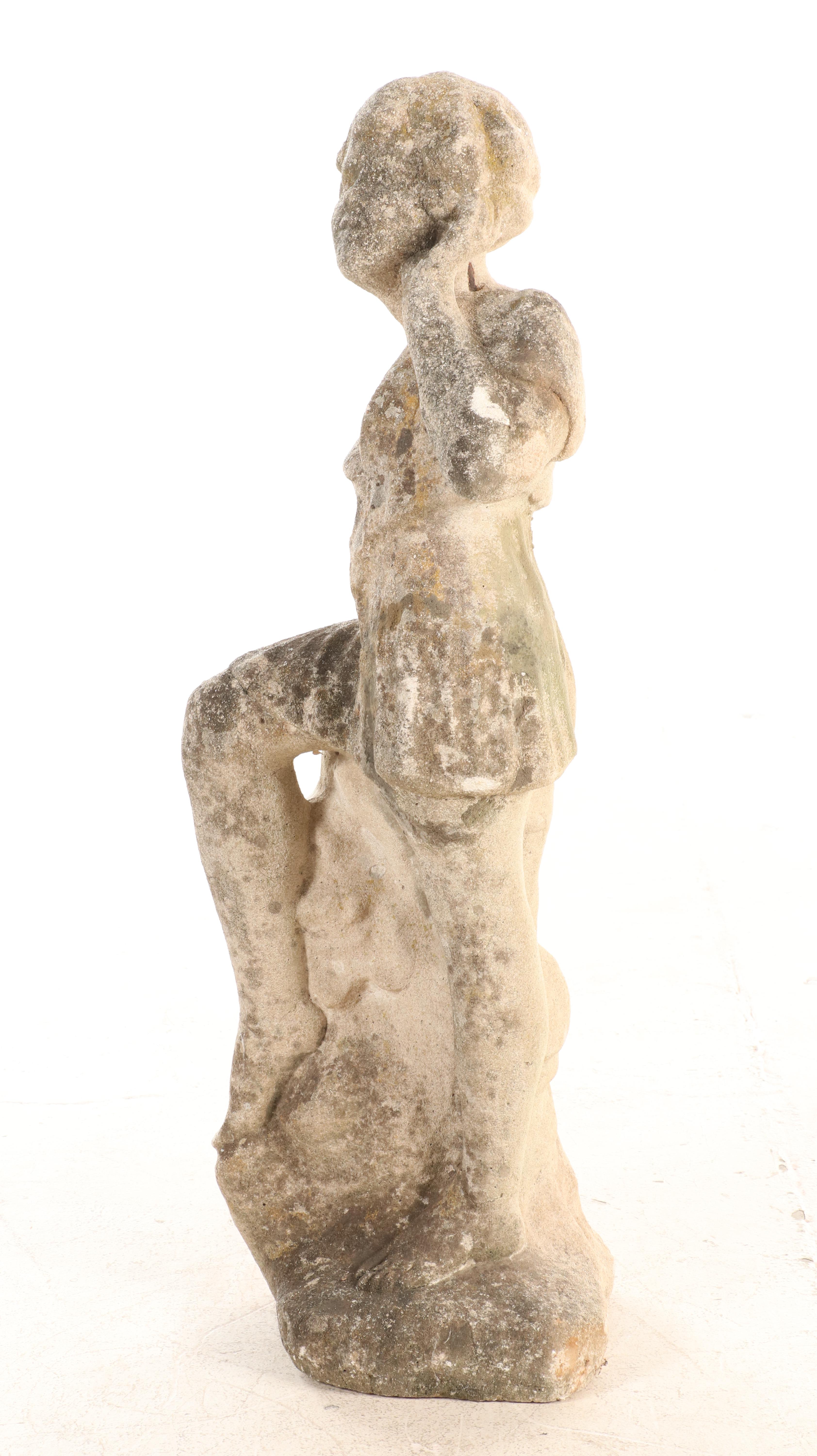 Cast Concrete Statue of Young Child | EBTH