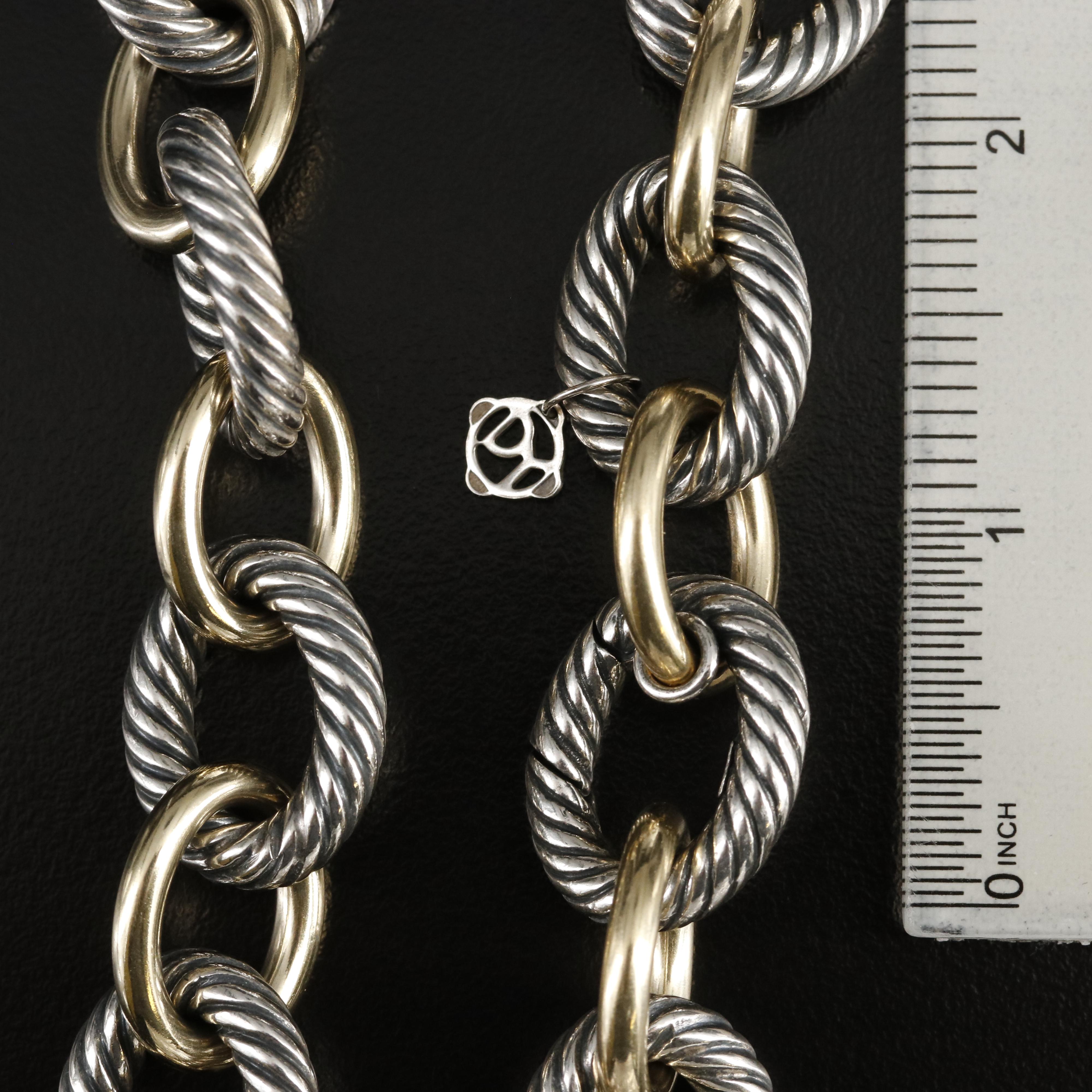 David Yurman Sterling Extra-Large Oval Link Cable Chain | EBTH