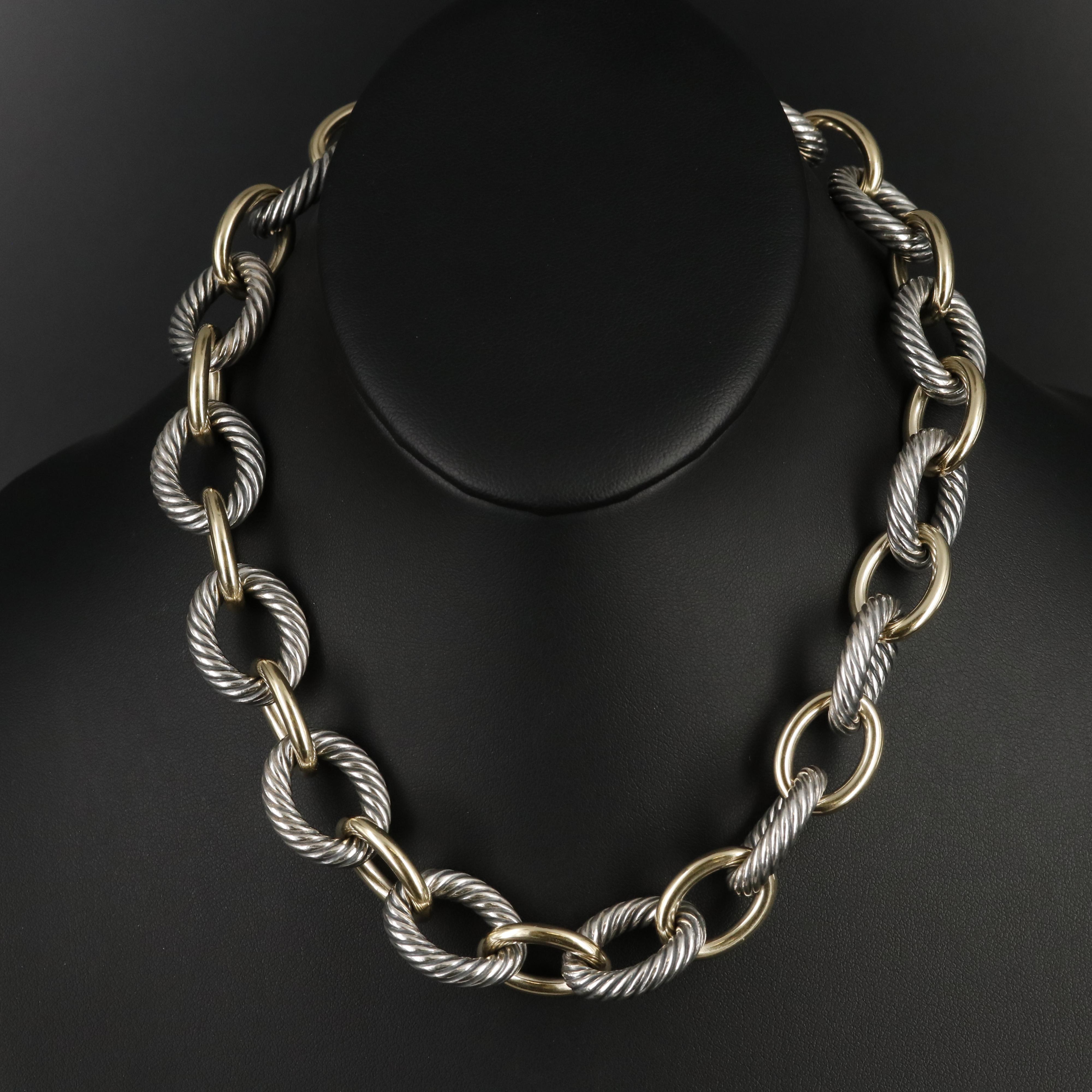 David Yurman Sterling Extra-Large Oval Link Cable Chain | EBTH