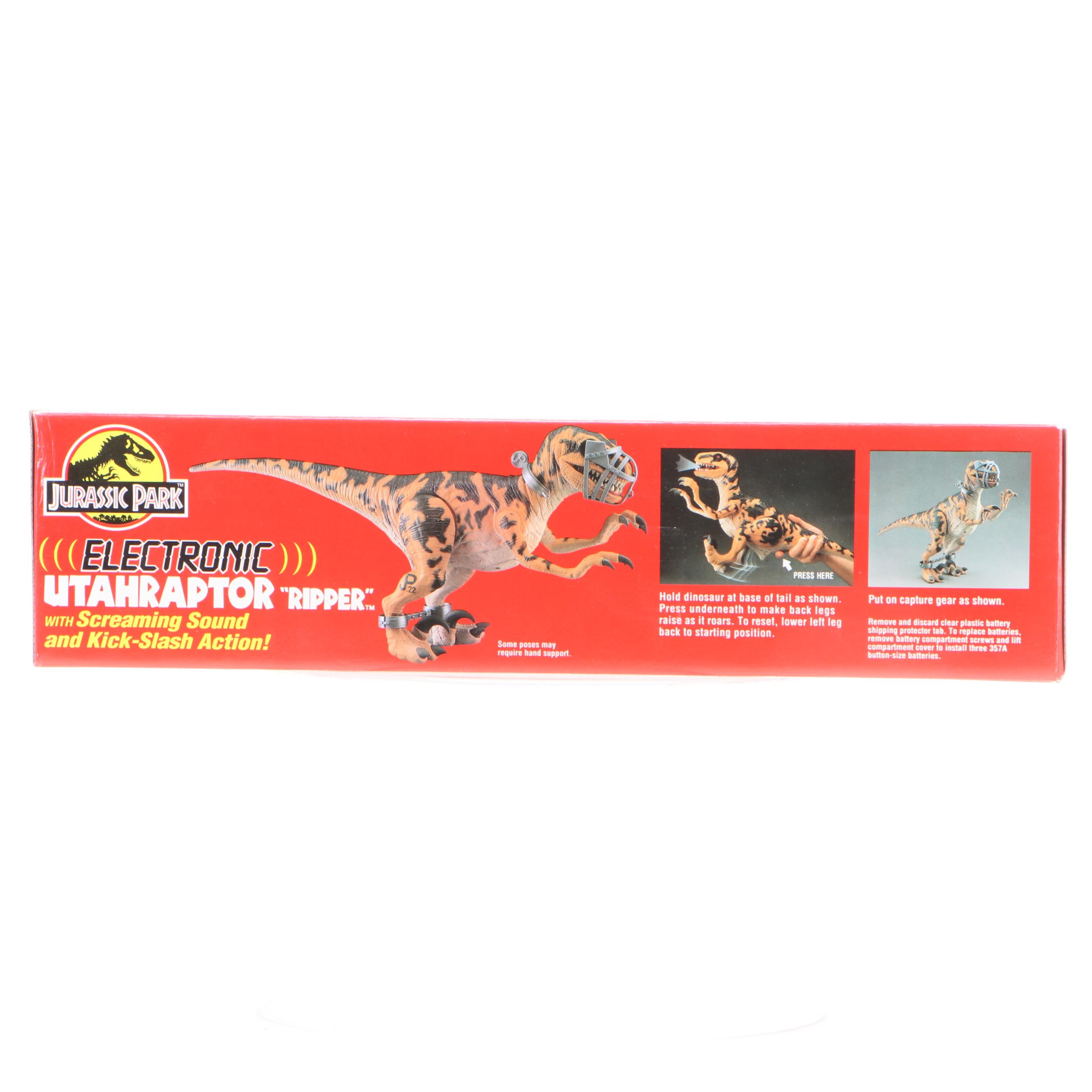 kenner Jurassic Park Electronic Utahraptor Action Figure with Sound | EBTH