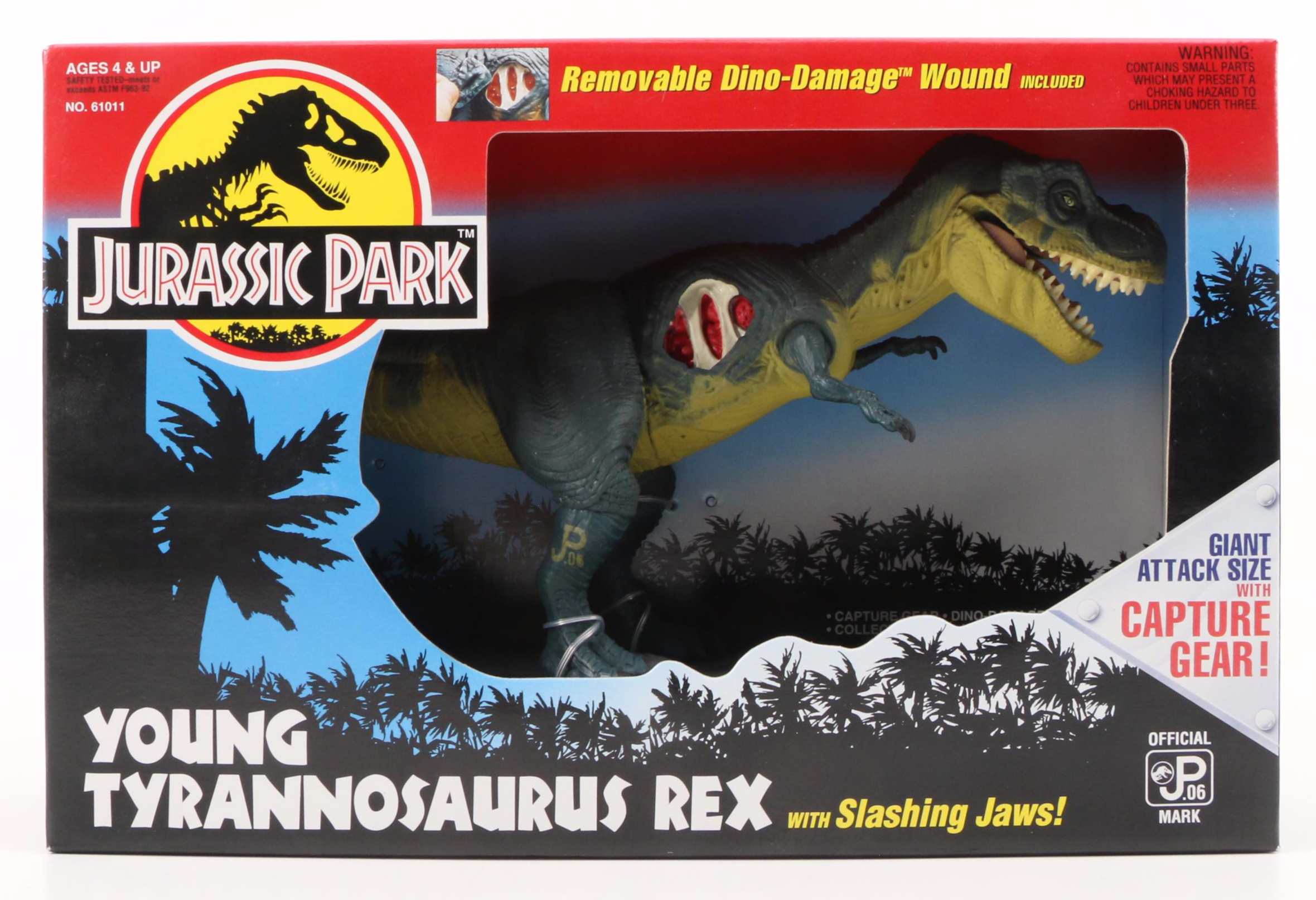 Kenner Jurassic Park Young T. Rex Action Figure with Slashing Jaws ...