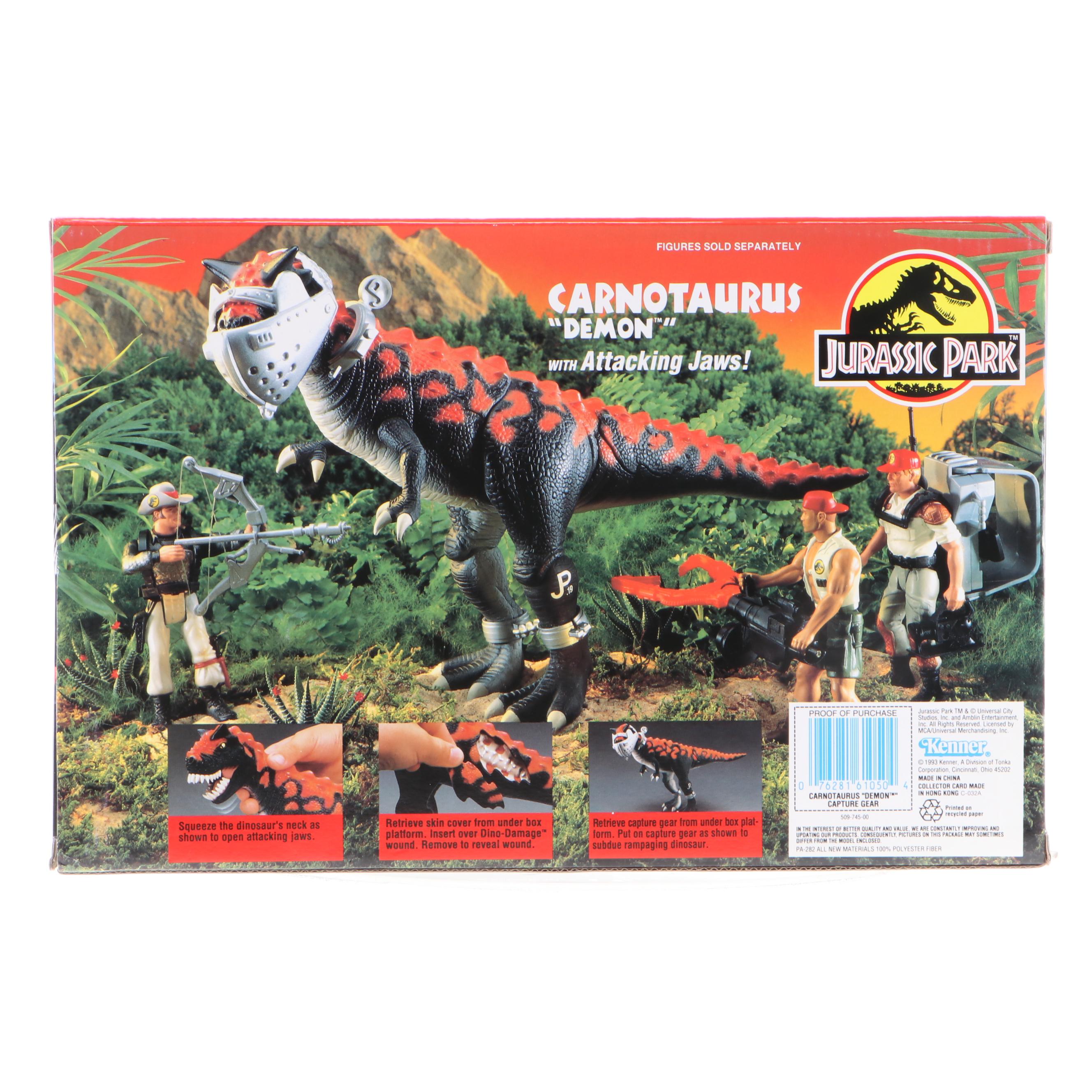 Kenner Jurassic Park Carnotaurus Demon Action Figure with Capture Gear ...