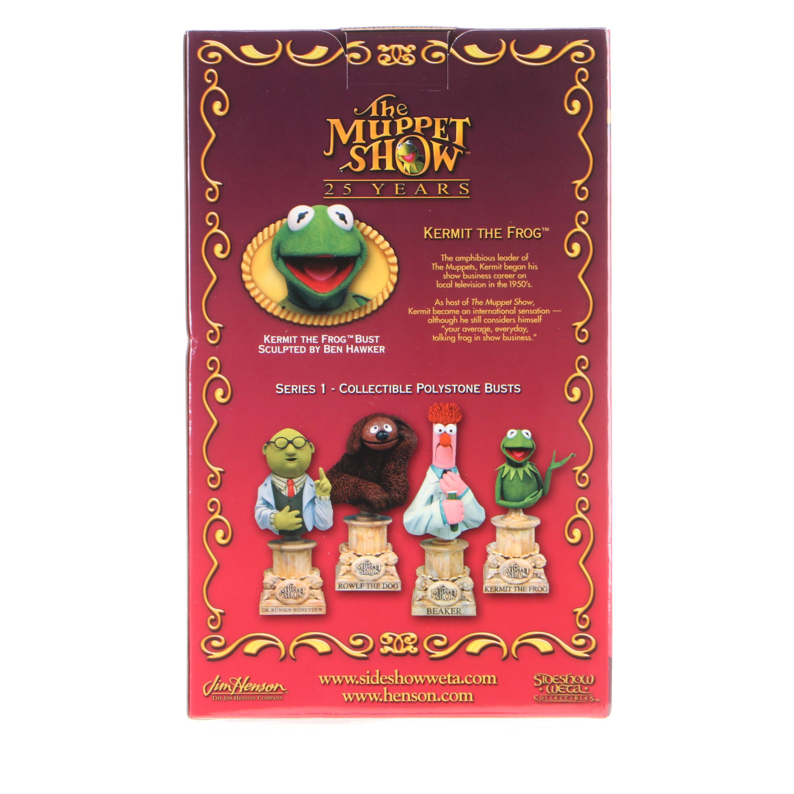 Ben Hawker "Kermit The Frog" The Muppet Show 25th Anniversary Polystone ...