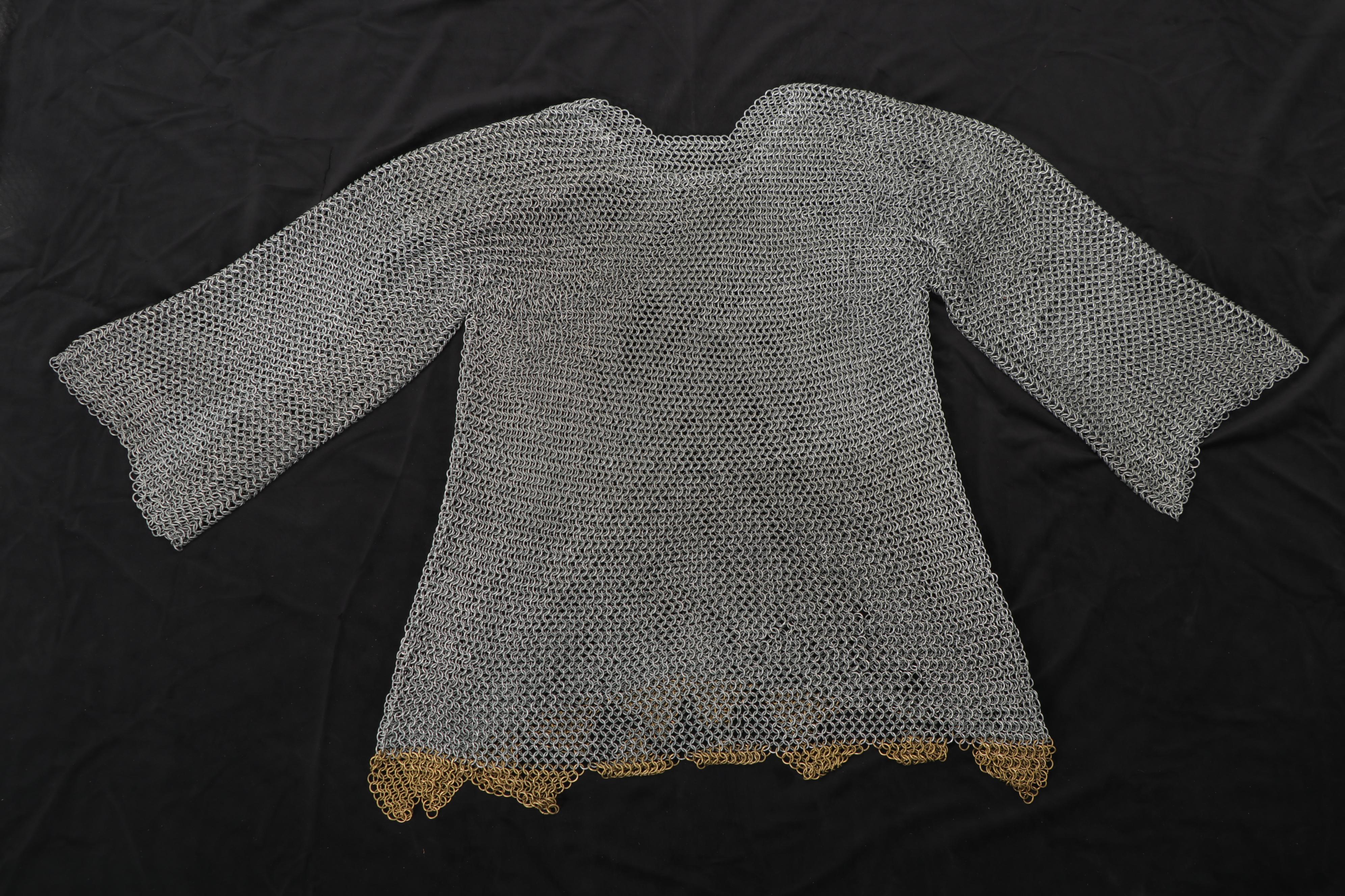 Knight's Full Armour with Chainmail Tunic, Sword and Scabbard | EBTH