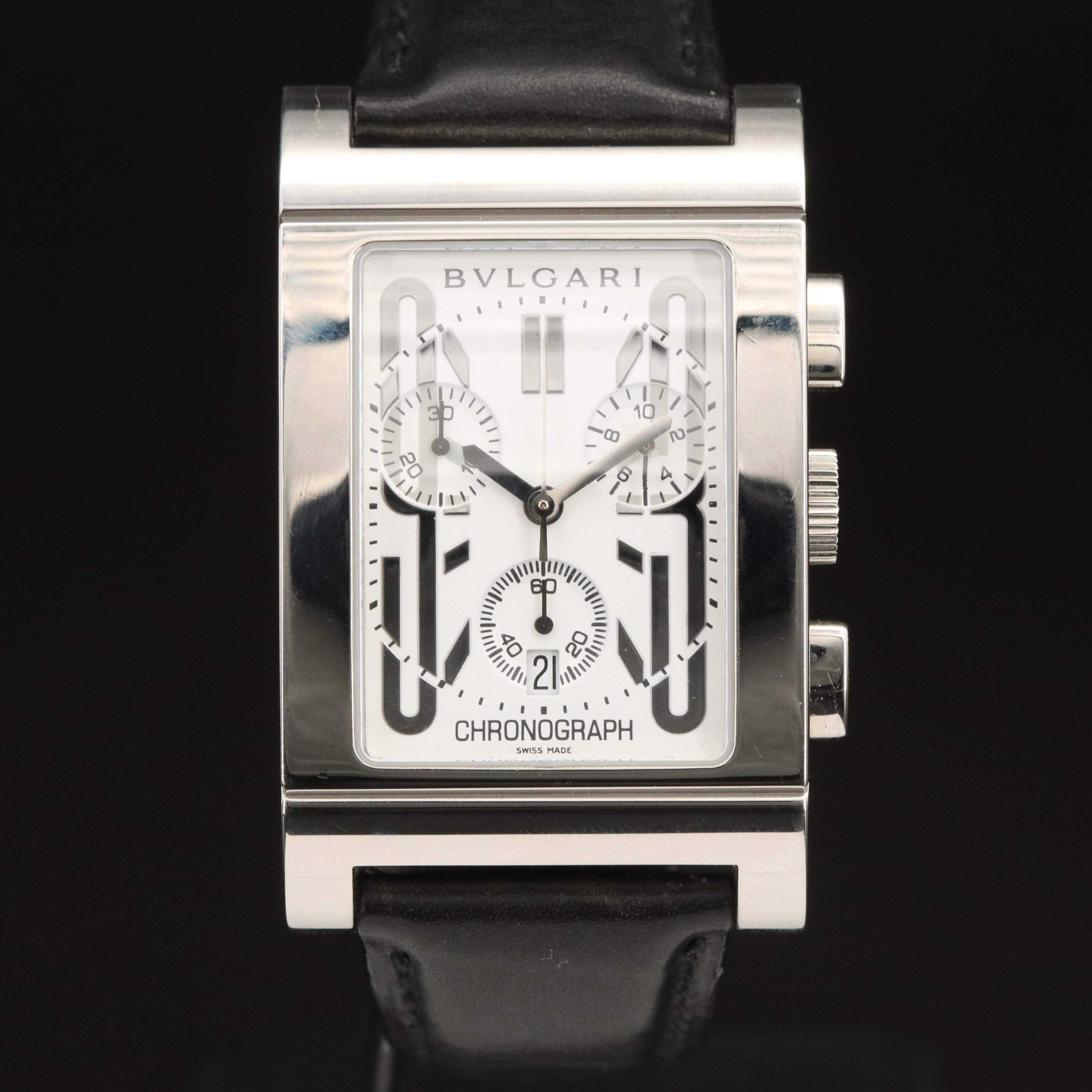 BVLGARI Rettangolo Quartz Chrono Wristwatch | EBTH