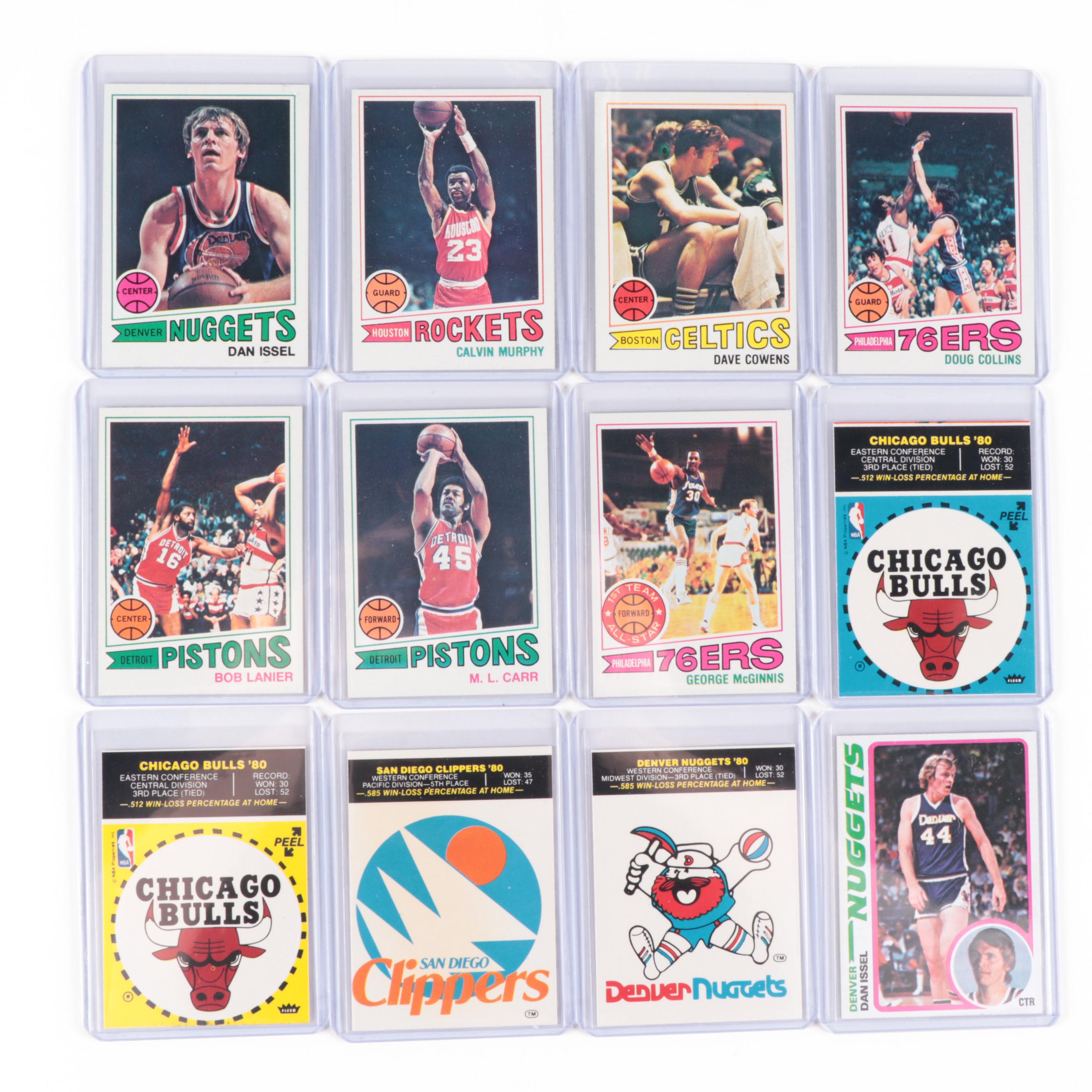 1970s,1980s Topps NBA Trading Cards, Charlie Scott, Ernie D., Kevin ...