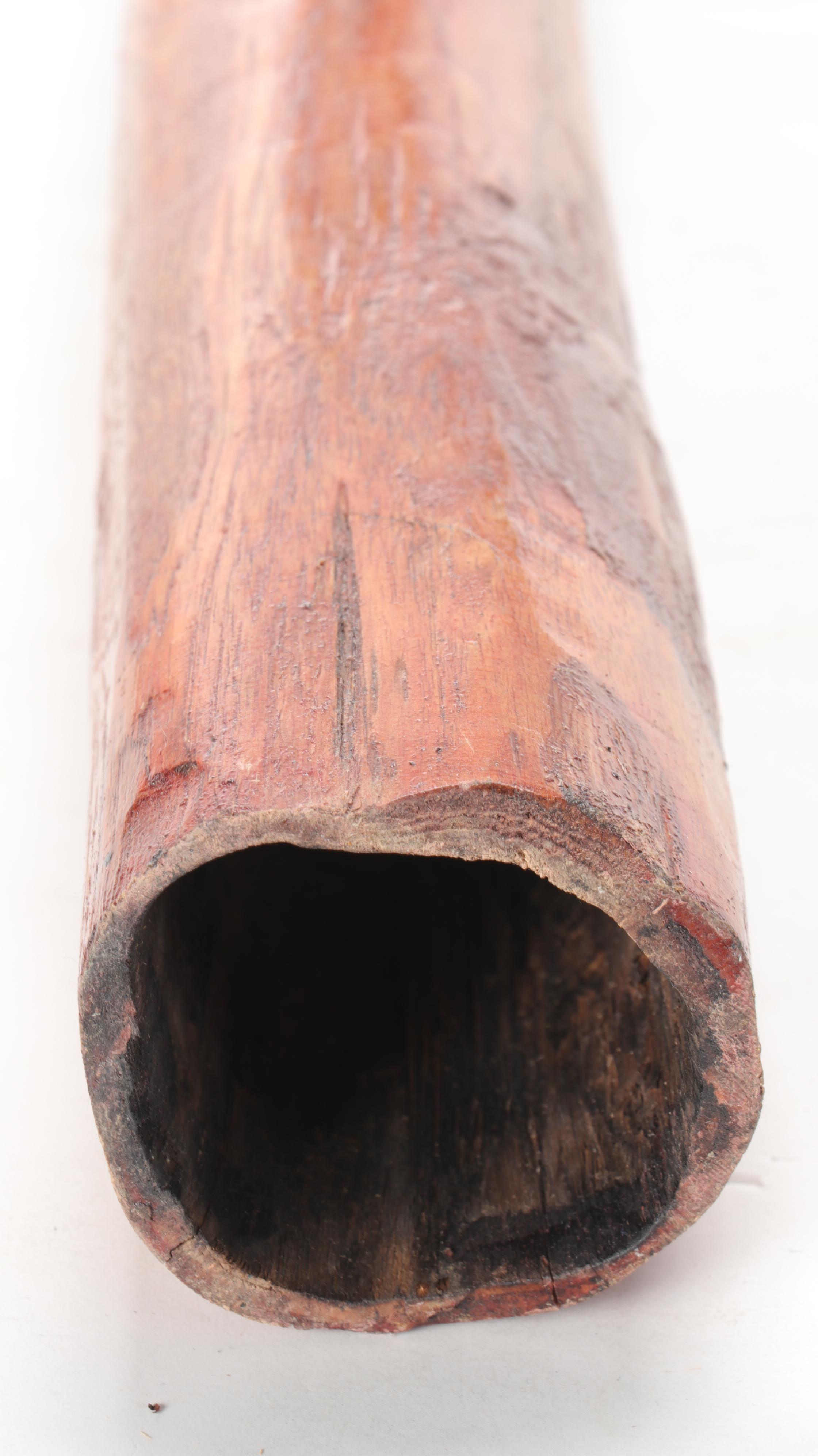 Australian Aboriginal Painted Wood Didgeridoo | EBTH