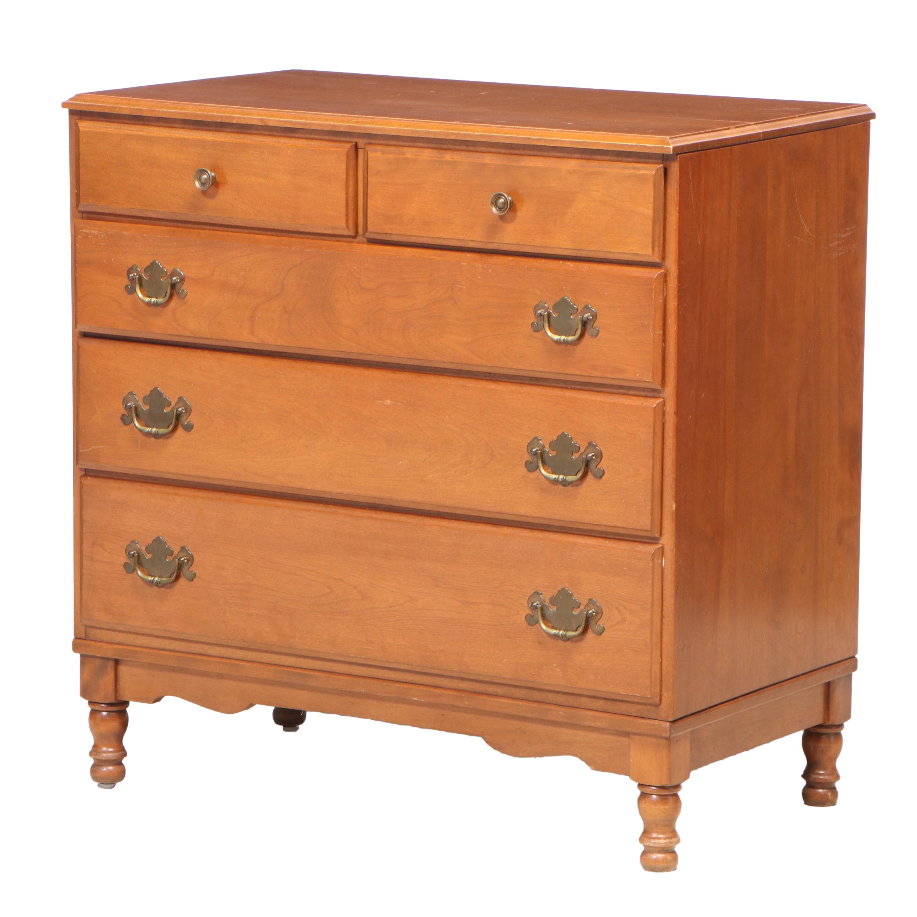 Ethan Allen by Baumritter Federal Style Maple Five-Drawer Chest | EBTH