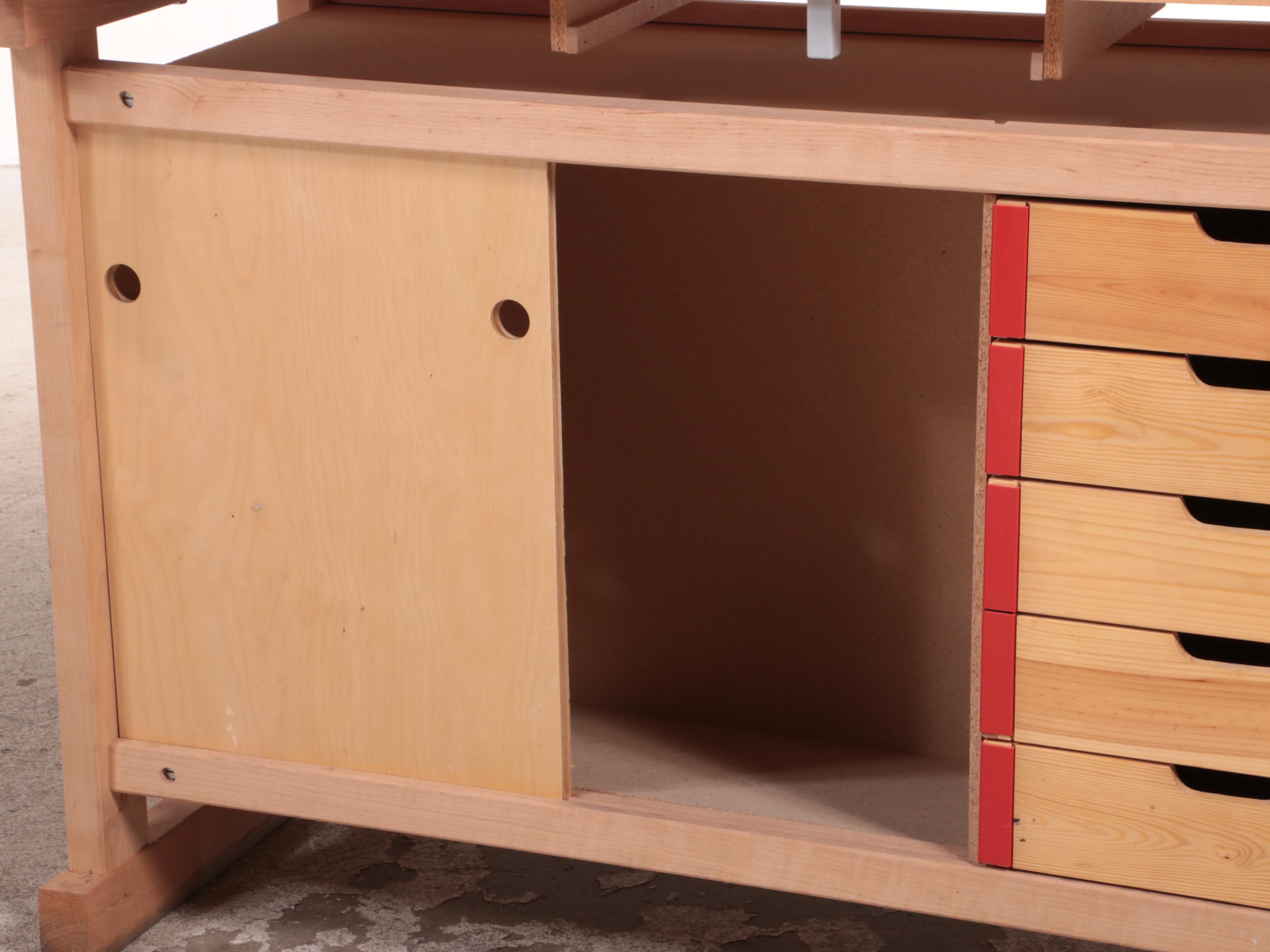 Sjöbergs Maple Workbench with Drawers and Vice Clamp | EBTH