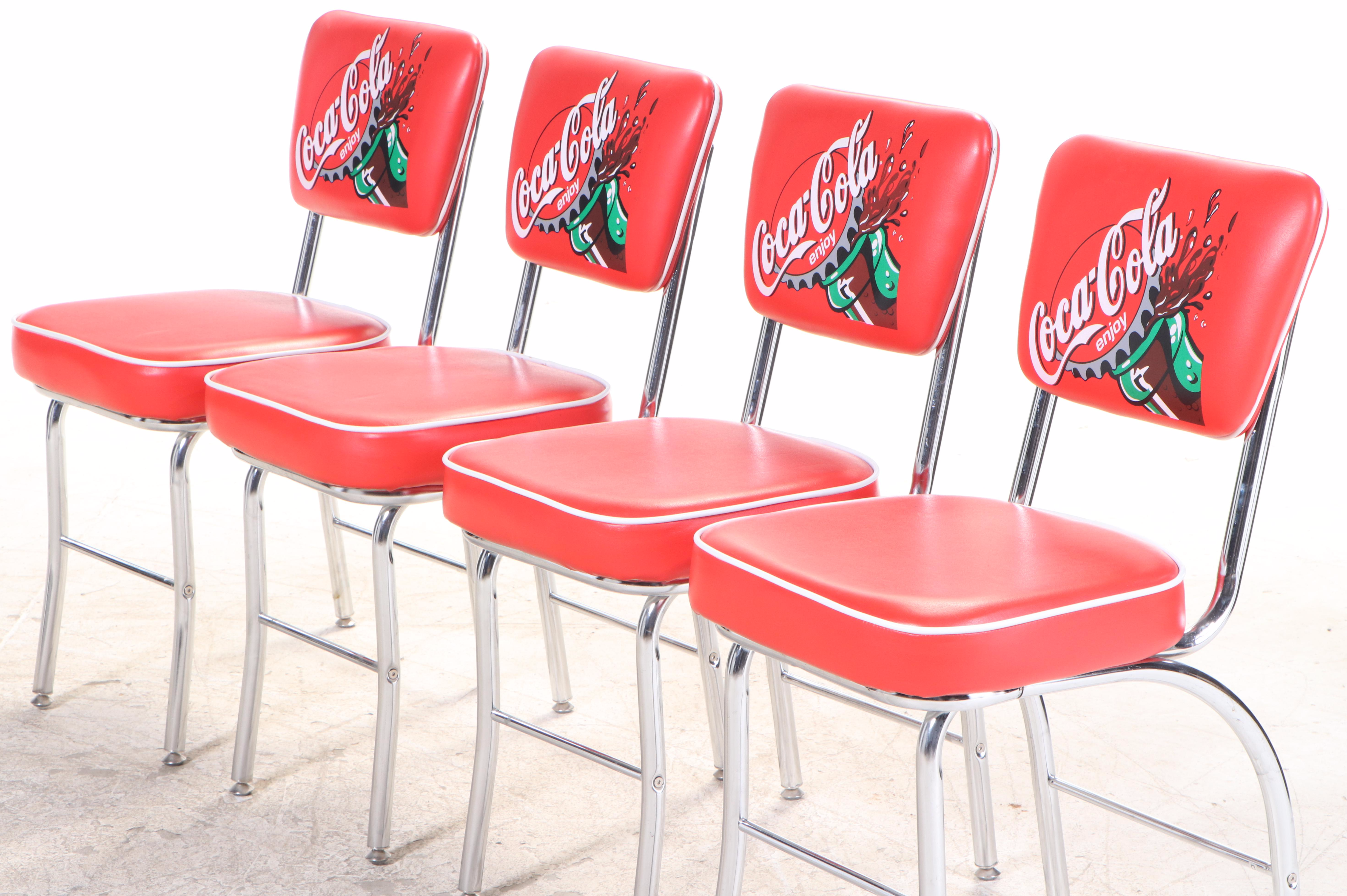 Coca-Cola Diner Style Kitchen Table and Chairs | EBTH