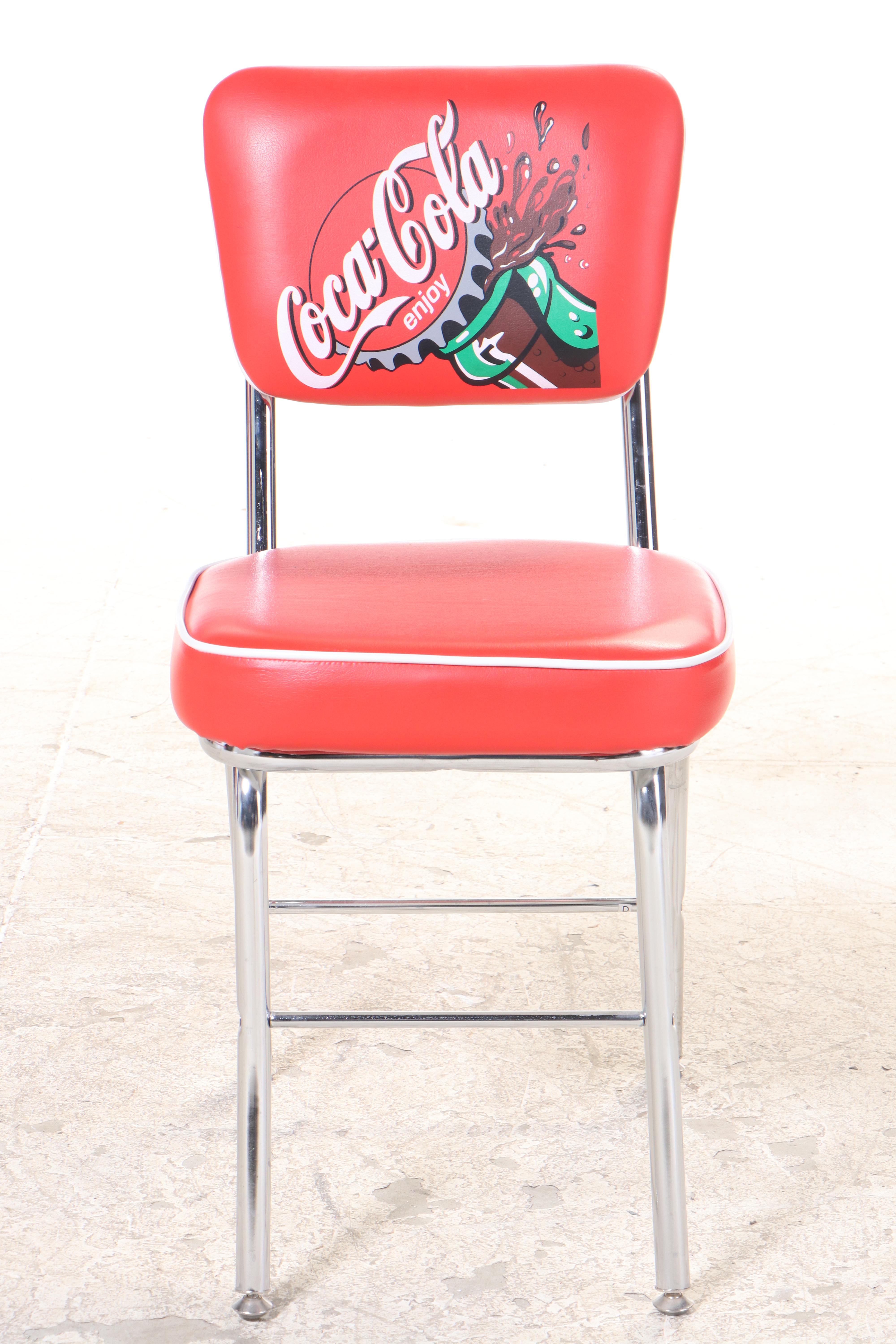 Coca-Cola Diner Style Kitchen Table and Chairs | EBTH