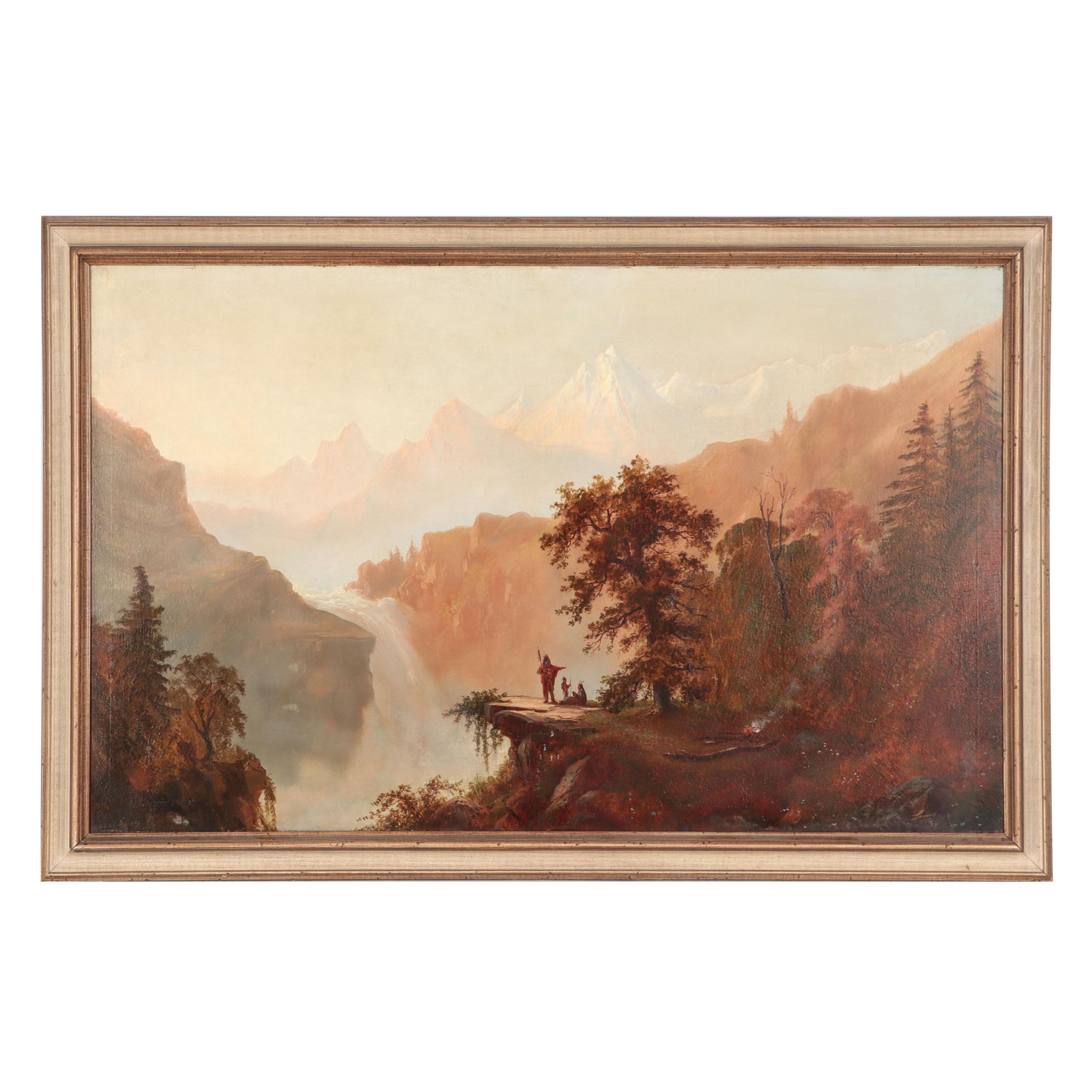 Charles Lanman Western Landscape Oil Painting | EBTH