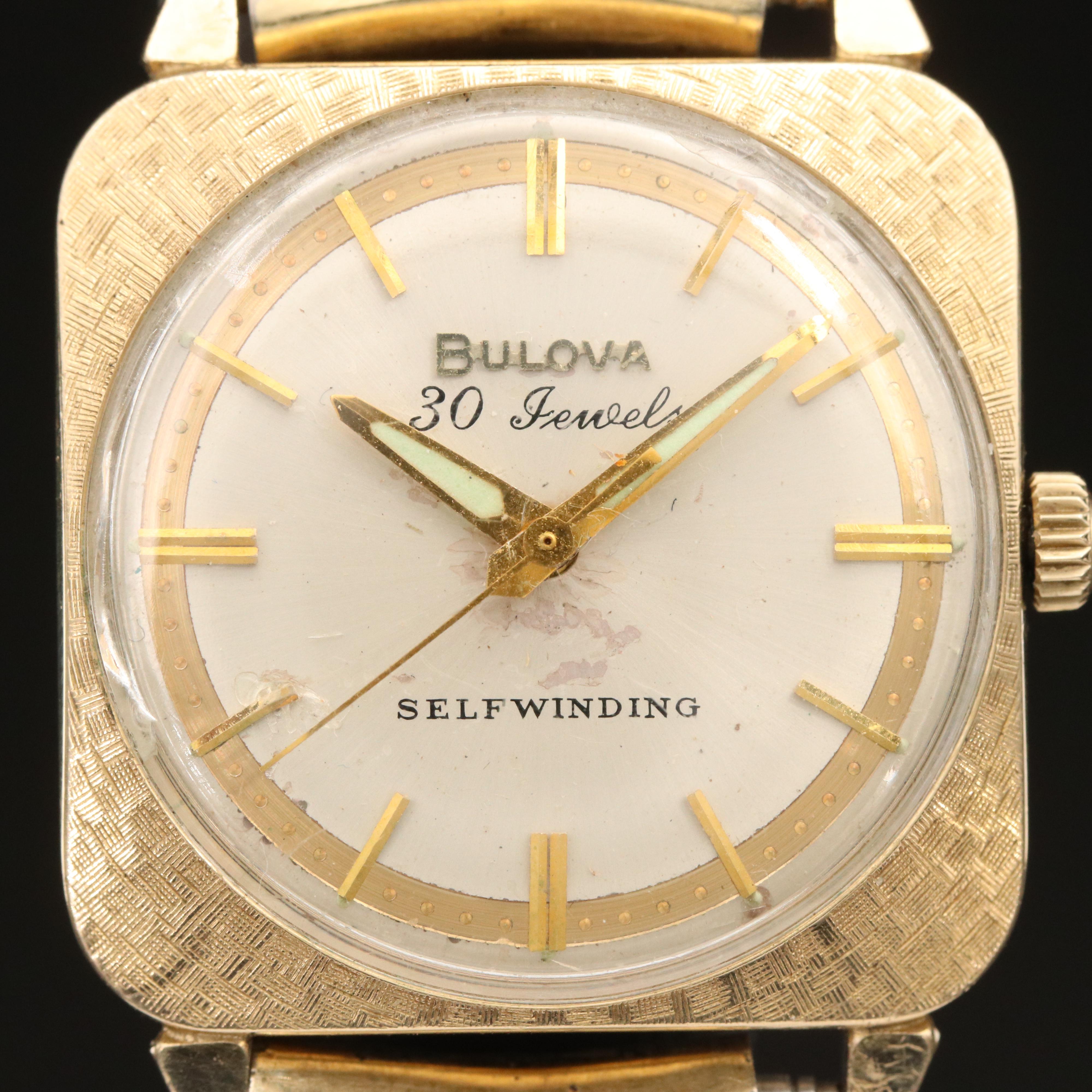 Bulova 30 Jewels Self Winding Wristwatch | EBTH