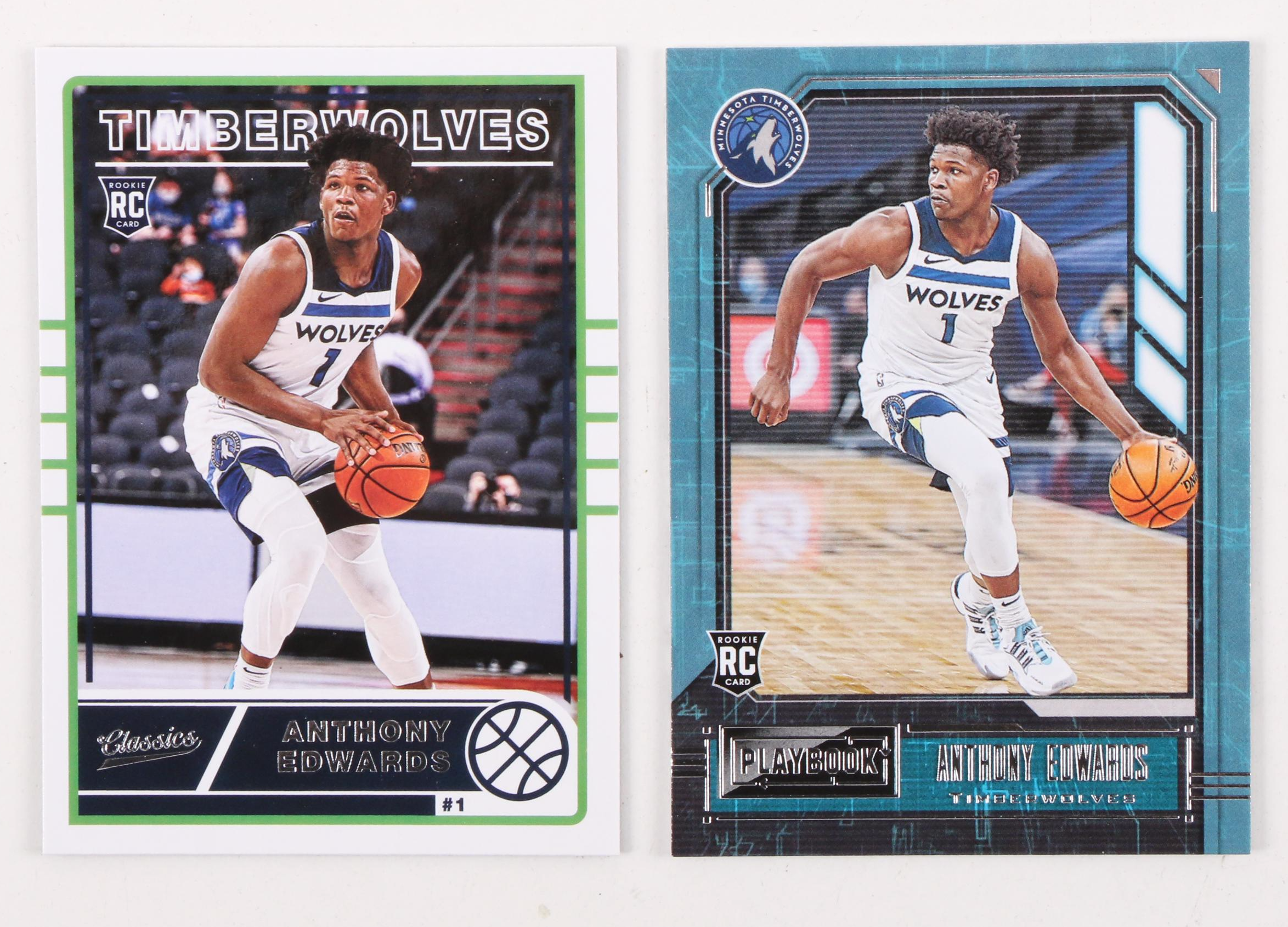 Panini Anthony Edwards, Steph Curry and Cade Cunningham Basketball ...
