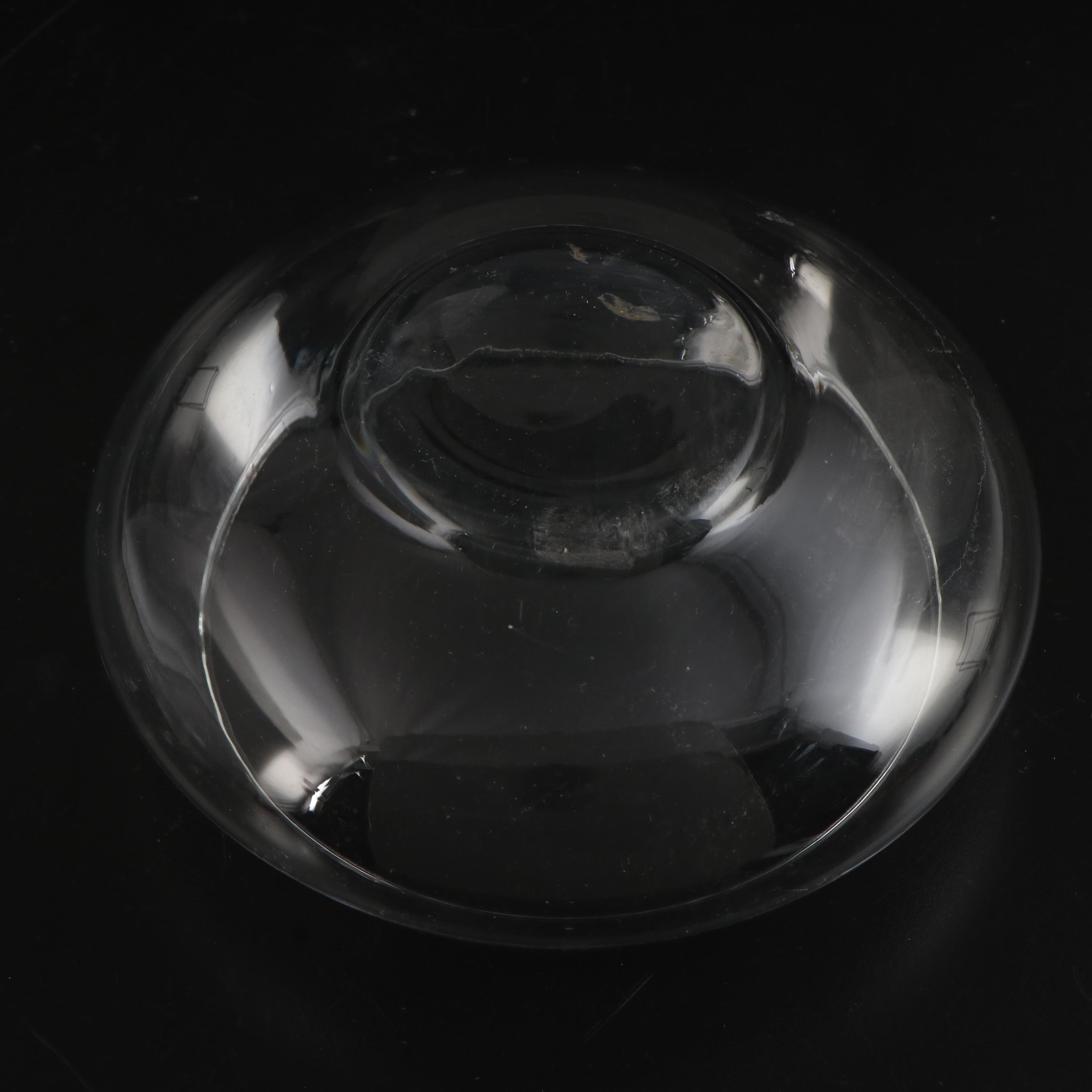 Royal Doulton "Napier" Bone China Salad Plates with Glass Lily Bowls | EBTH