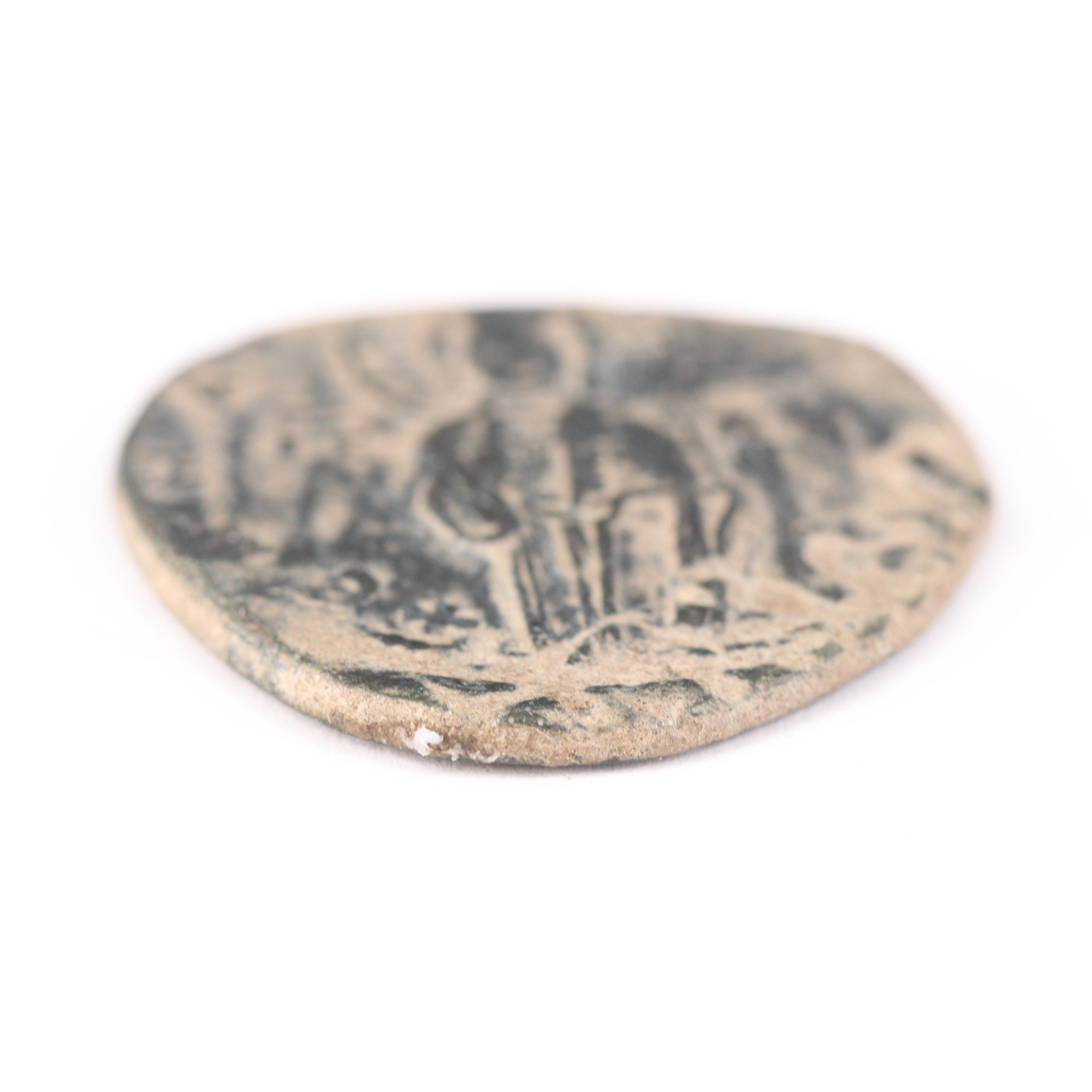 Byzantine Empire Bronze Coin, ca. 1050 AD | EBTH