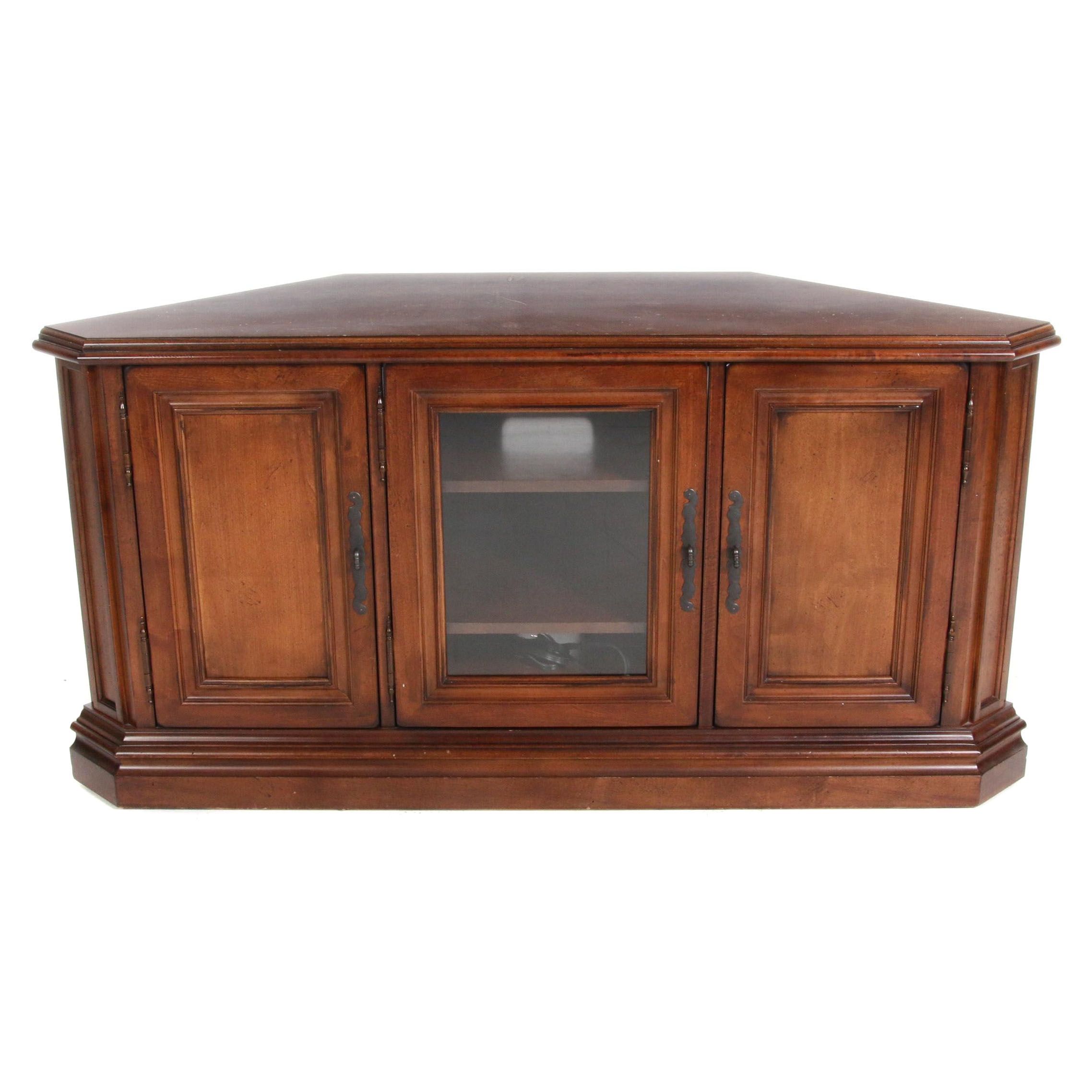 Stanley Furniture Corner Media Cabinet | EBTH