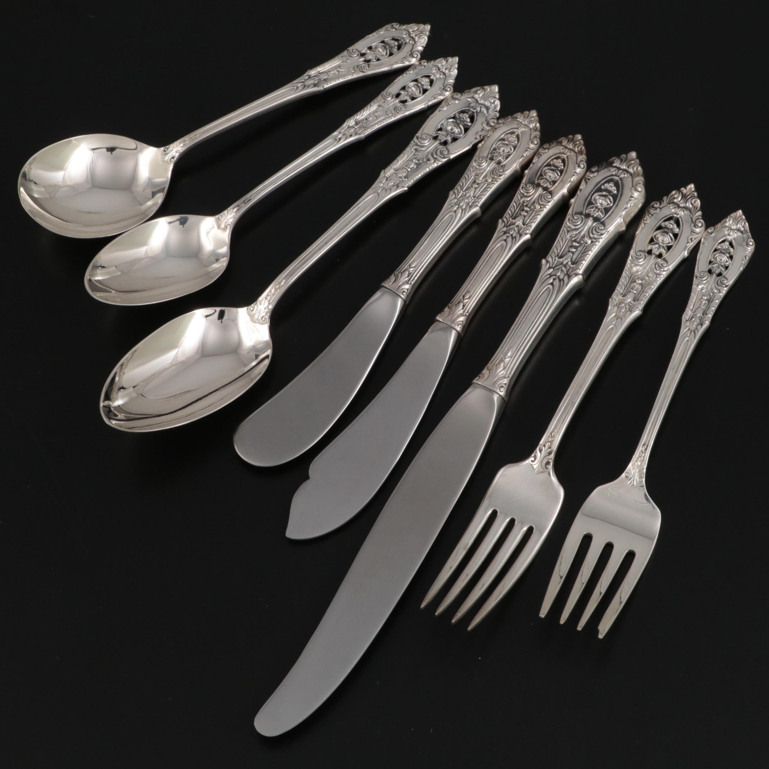 Wallace "Rose Point" Sterling Silver Flatware | EBTH