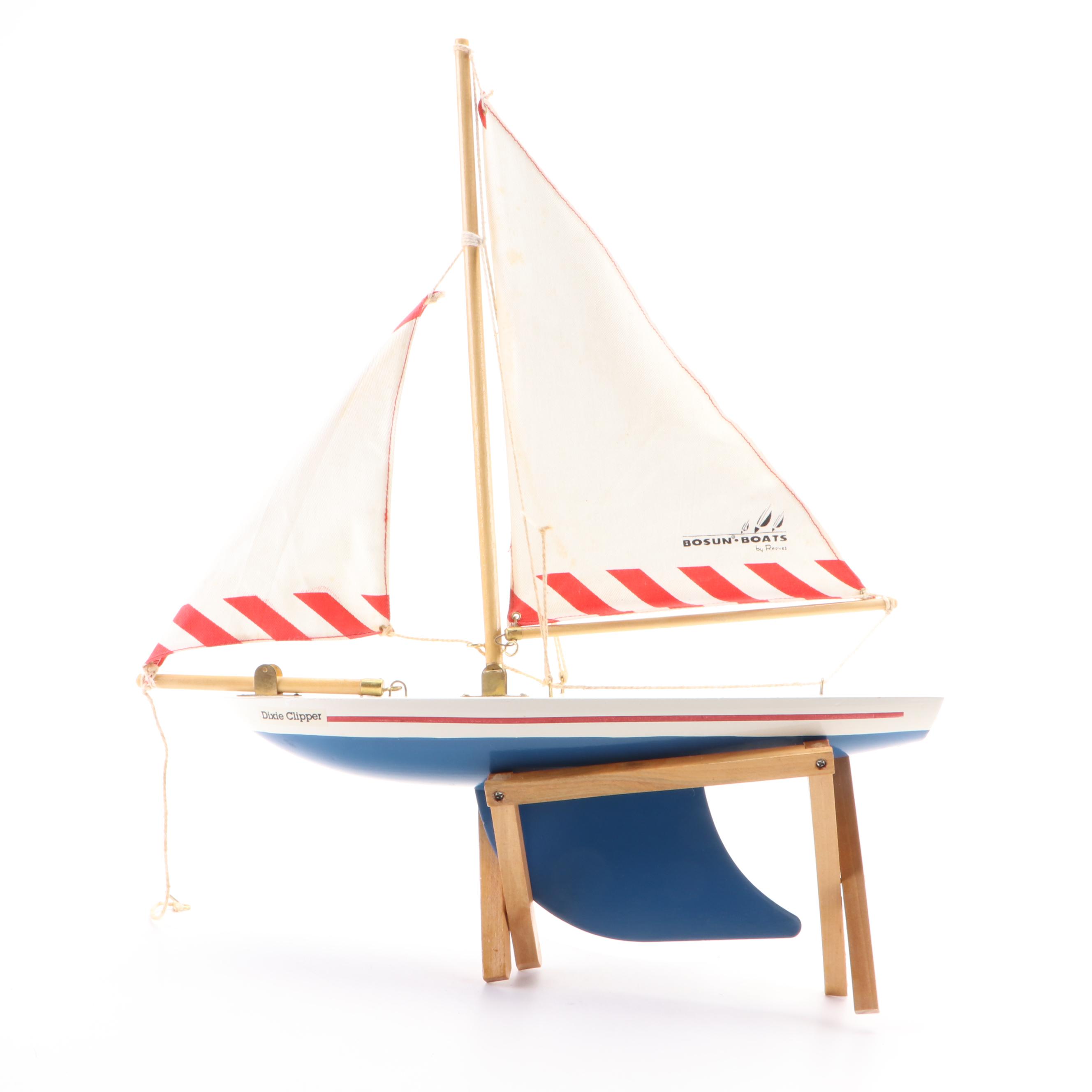 Bosun Boats by Reeves "Dixie Clipper" and "Fiesta" Model Sail Boats on ...