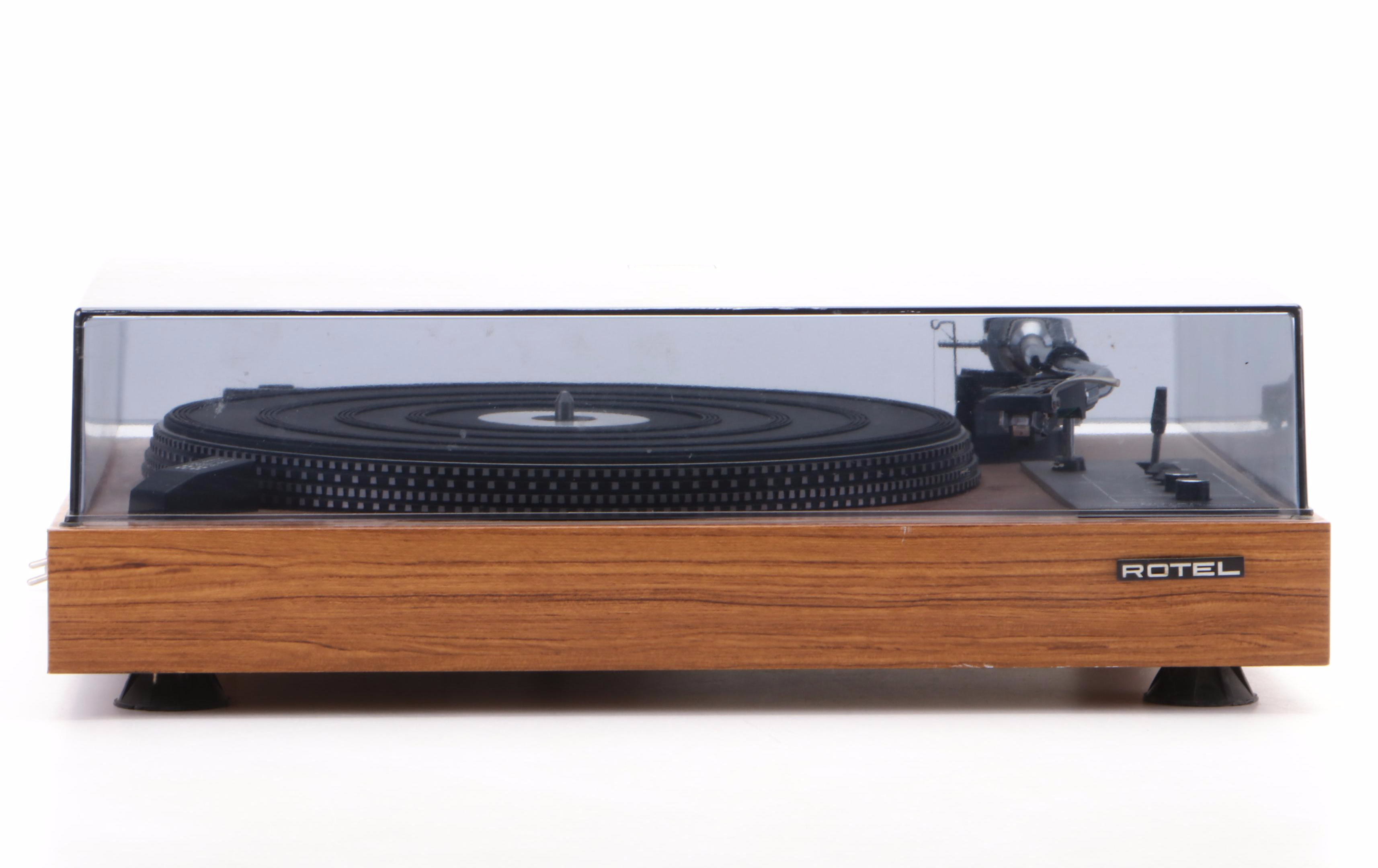 Rotel RP-2500 2-Speed Belt Driven Turntable, Late 20th Century | EBTH