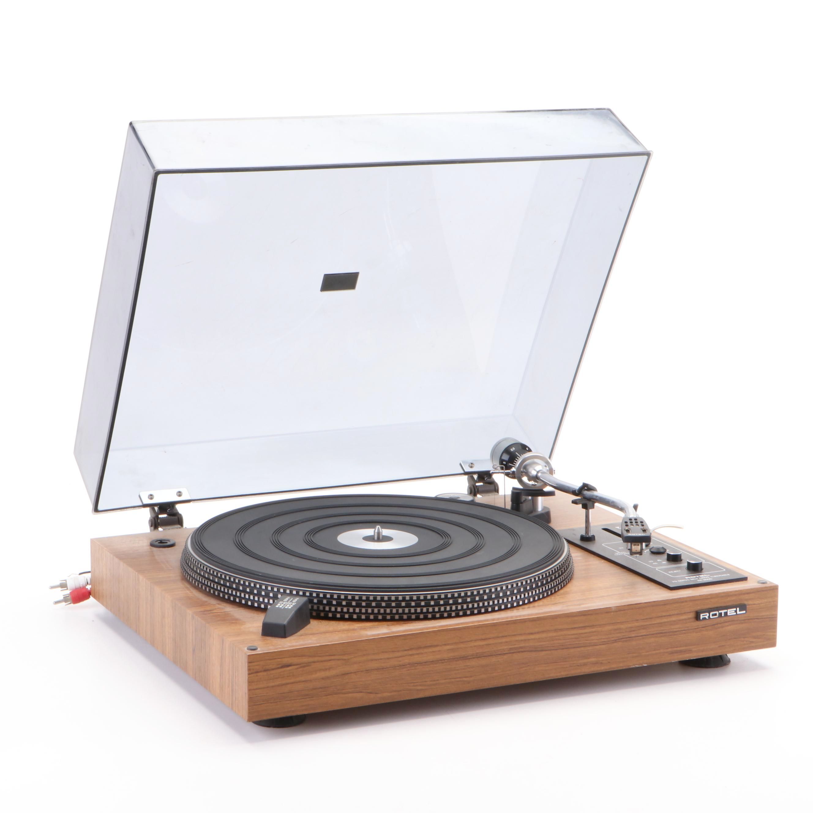 Rotel RP-2500 2-Speed Belt Driven Turntable, Late 20th Century | EBTH