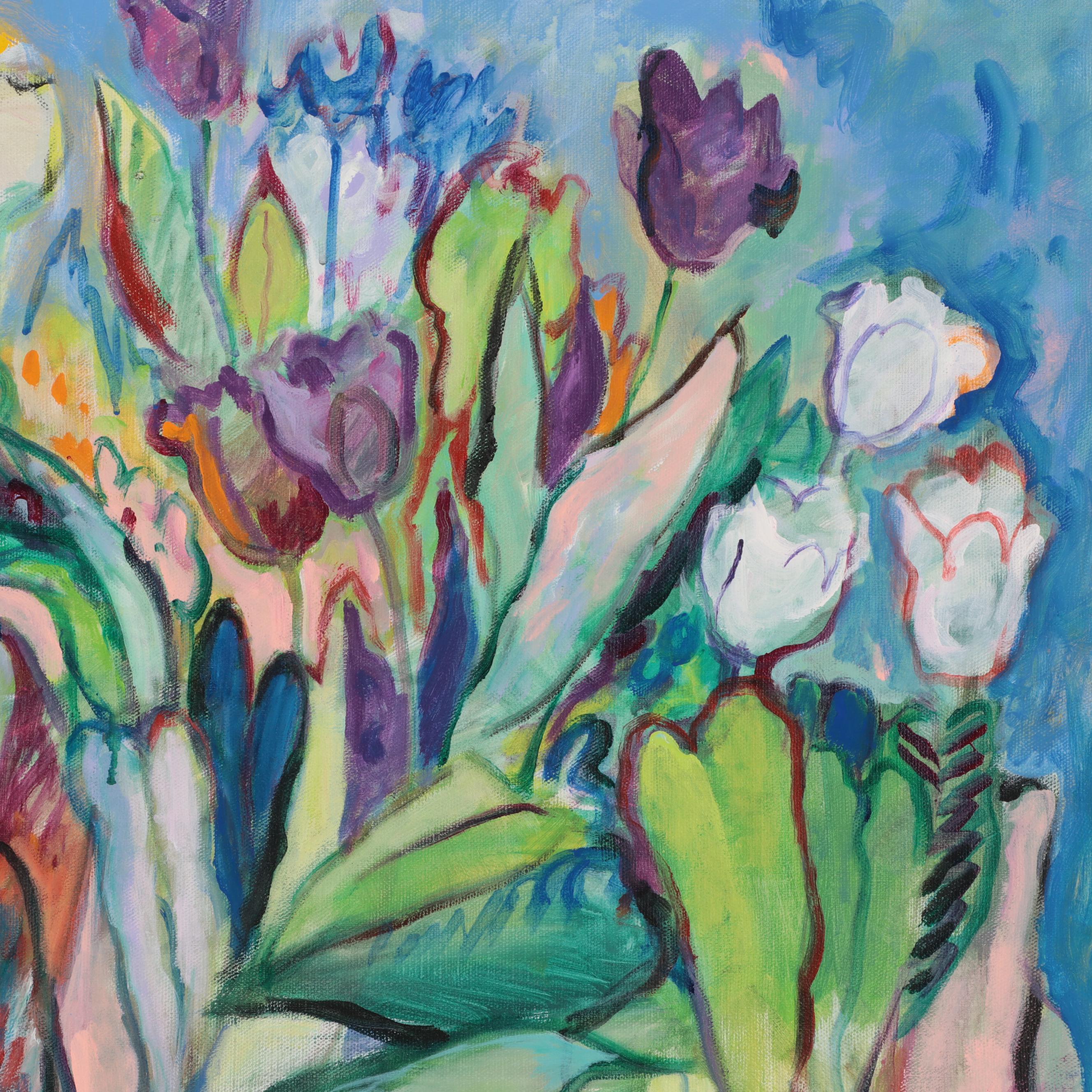 Marion Maas Floral Still Life Mixed Media Painting | EBTH