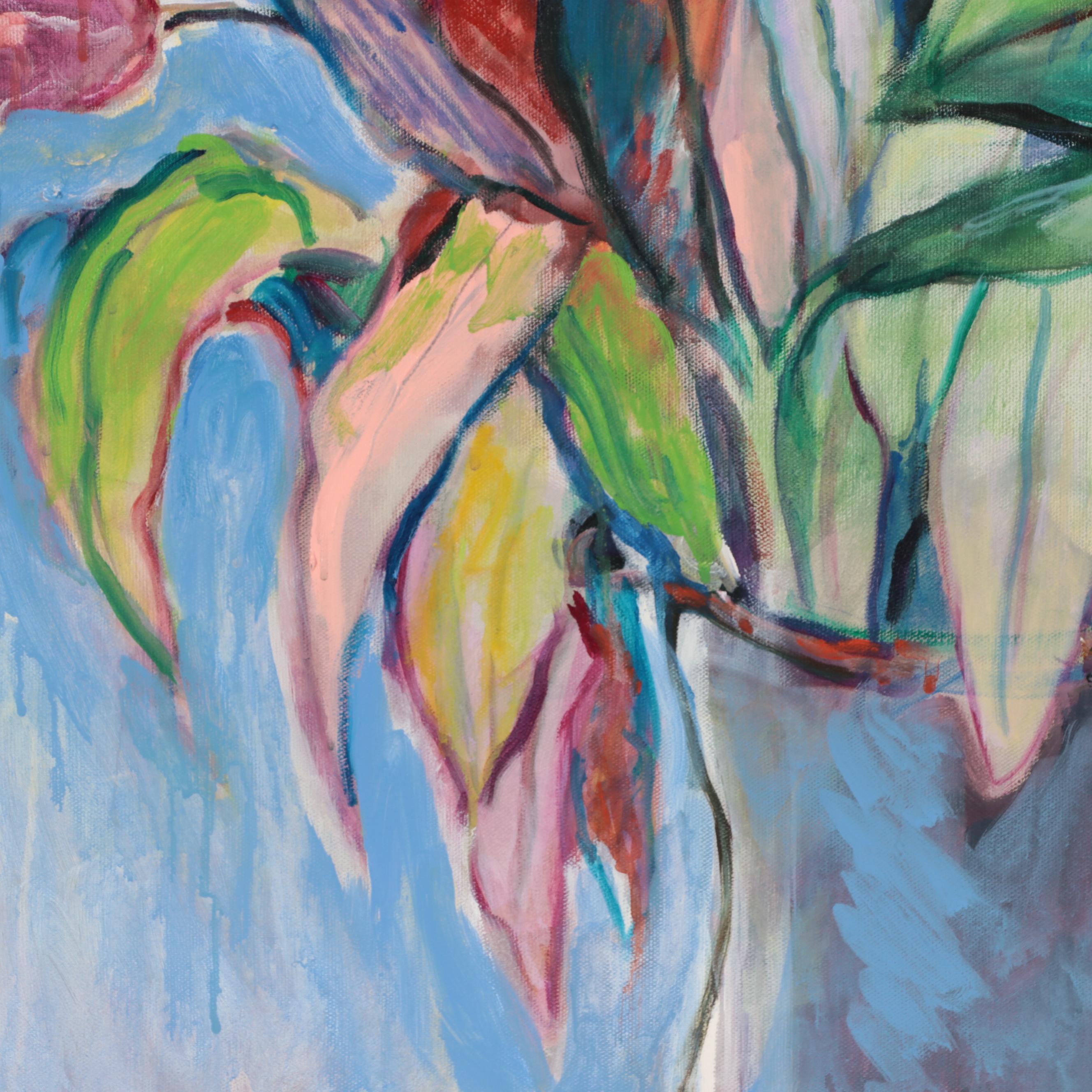 Marion Maas Floral Still Life Mixed Media Painting | EBTH