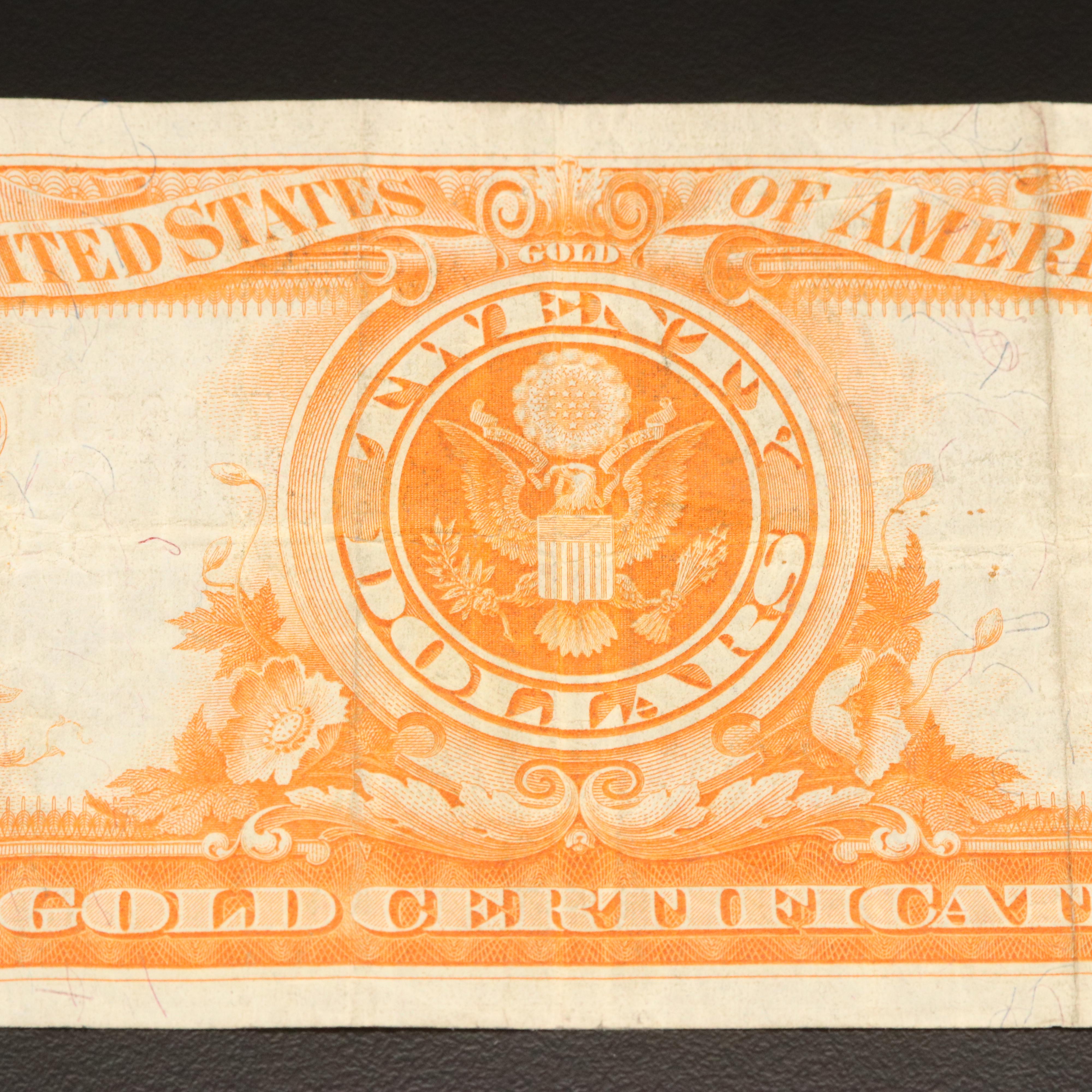 1922 $20 United States Gold Certificate | EBTH
