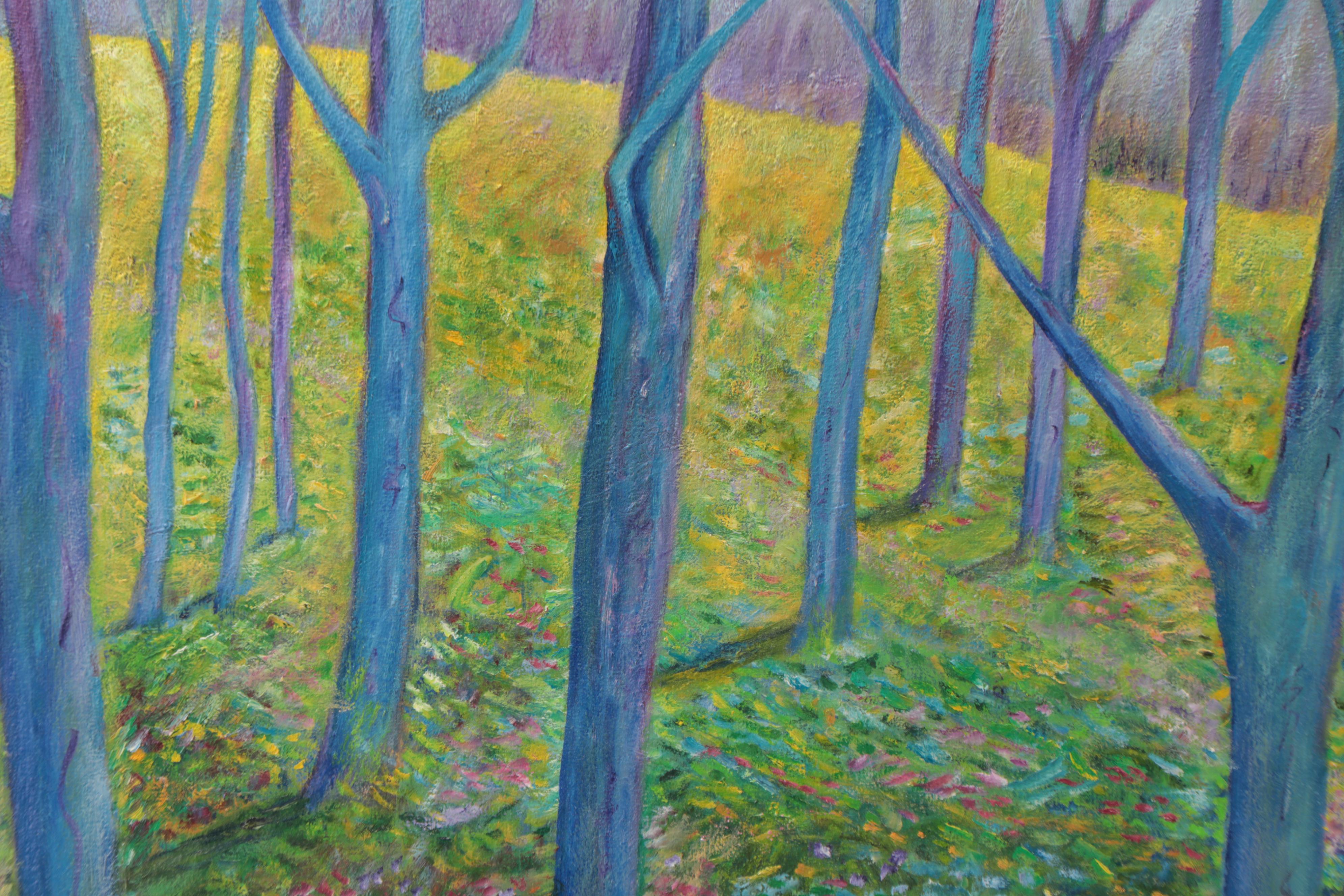 Jean Pierce Cogswell Oil Painting of Trees, Late 20th Century | EBTH