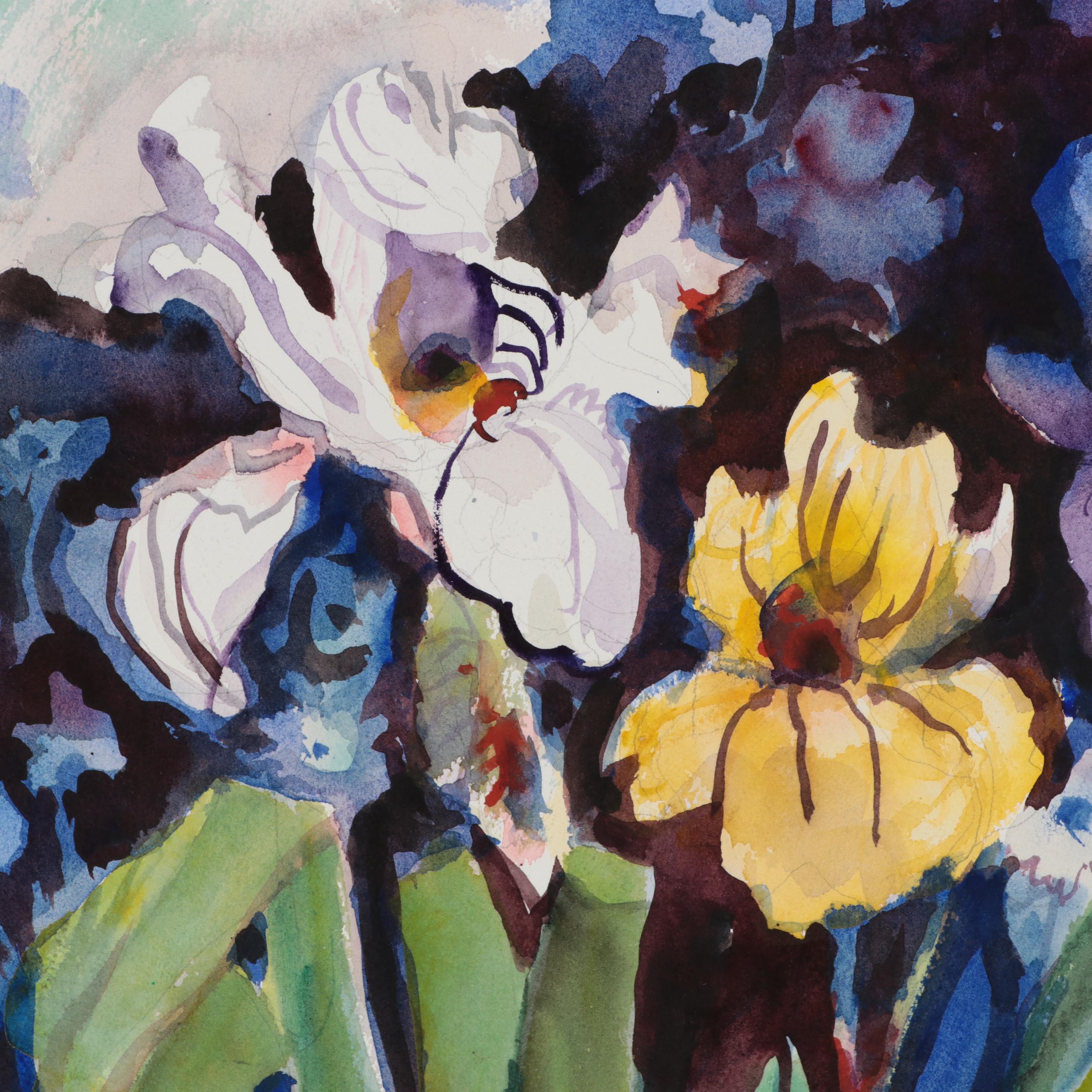 Marion Maas Floral Watercolor Painting, Circa 2000 | EBTH