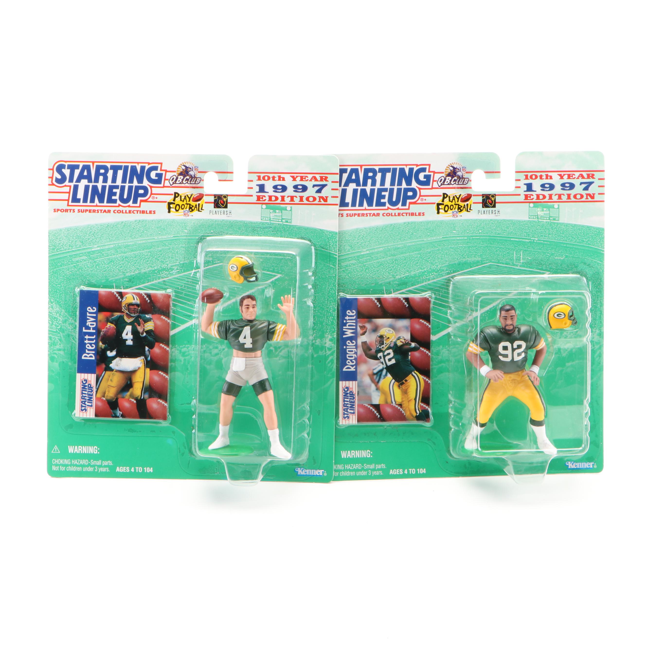 Kenner Starting Lineup Favre, Emmitt Smith, Other NFL Football Action ...