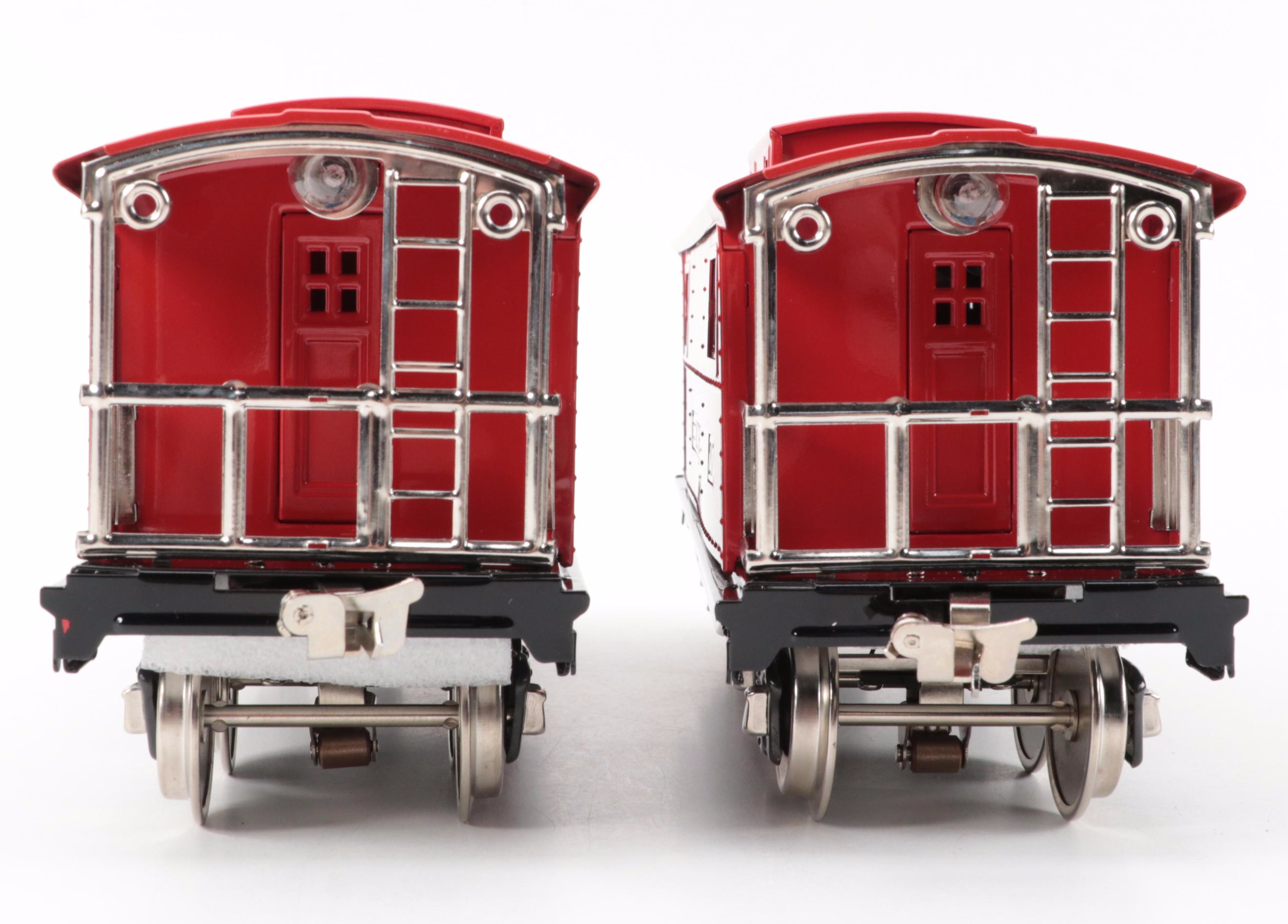 MTH Electric Trains 200 Series Std. Gauge Cabooses and Searchlight Car ...