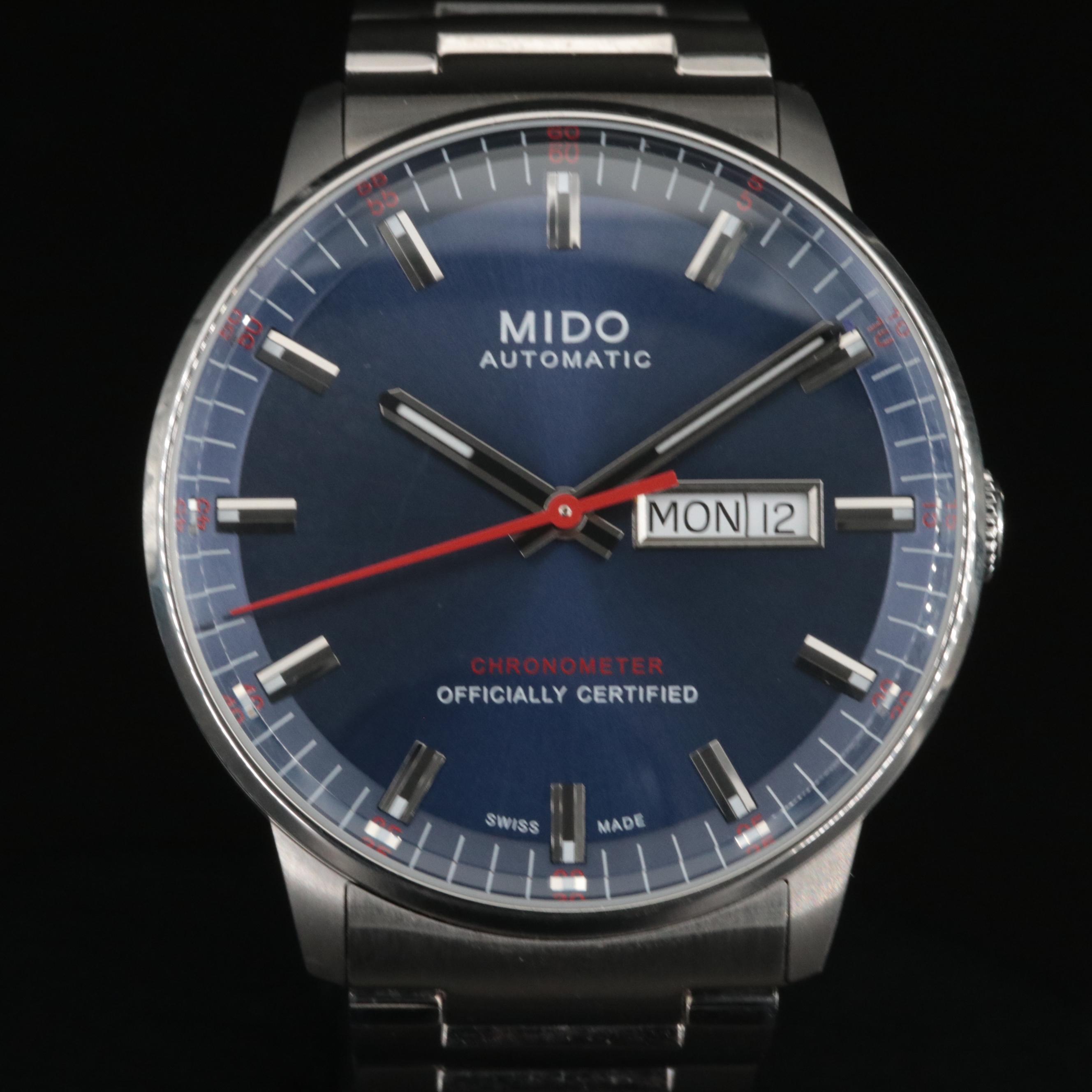 Mido Automatic Stainless Steel Wristwatch | EBTH