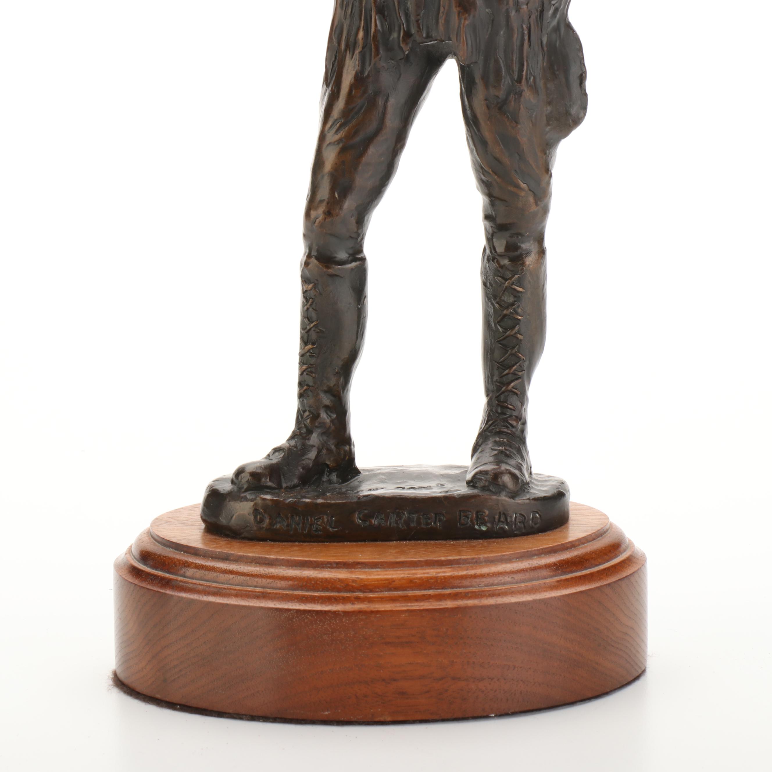 Dan Huber Bronze Sculpture of Daniel Carter "Uncle Dan" Beard | EBTH