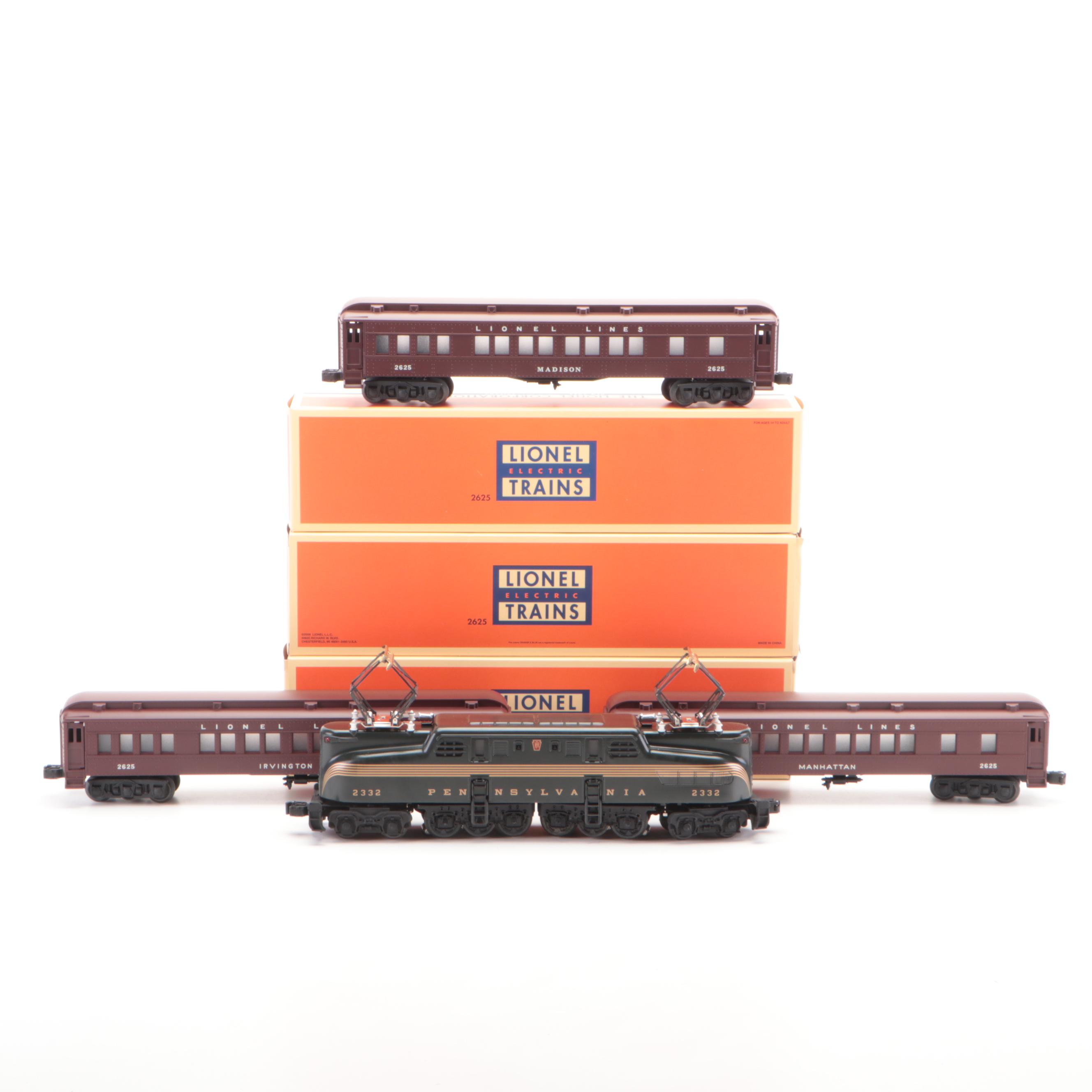 Lionel "Lionel Lines" O-Scale Passenger Cars and Locomotive | EBTH