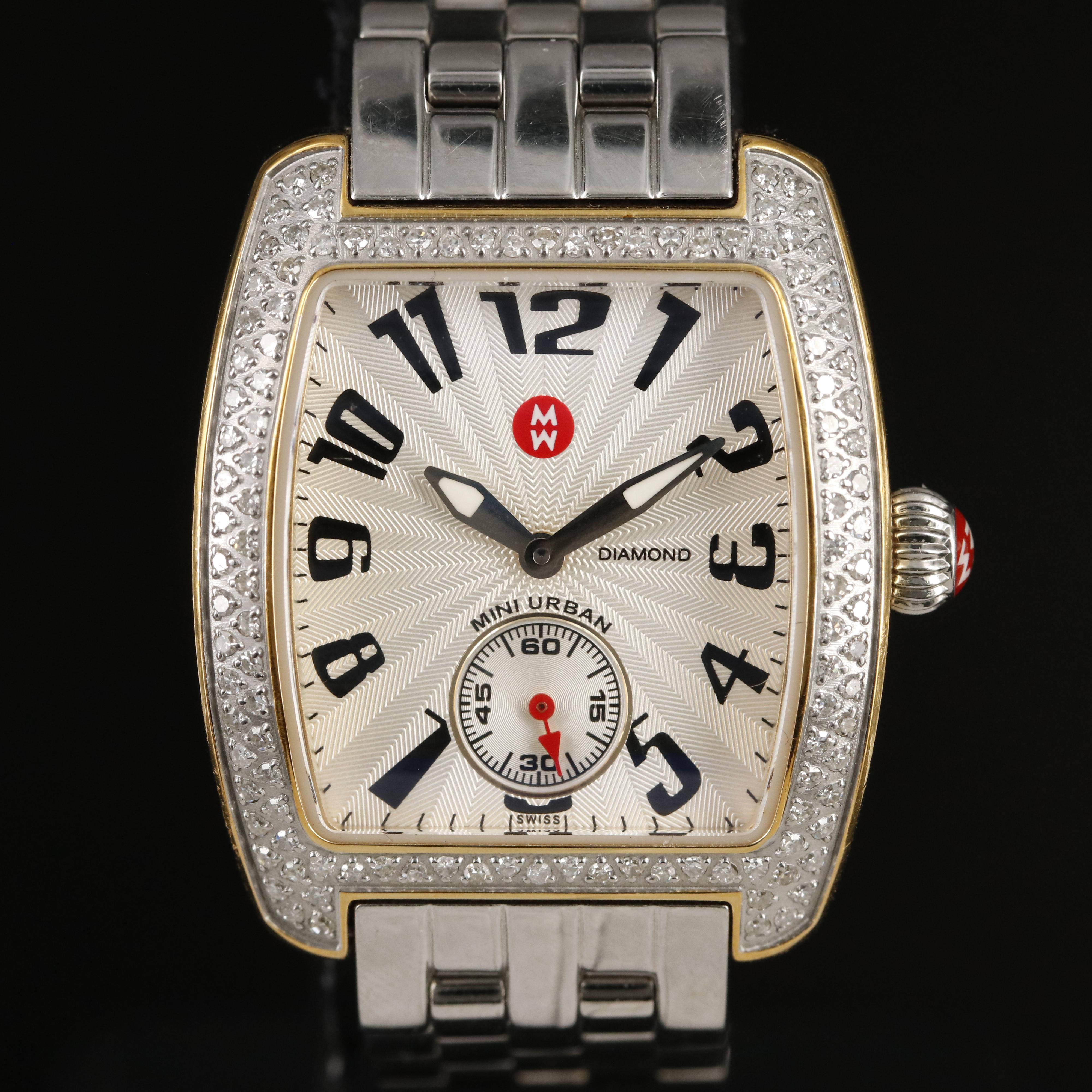 Michele Mini Urban Diamond Wristwatch | EBTH