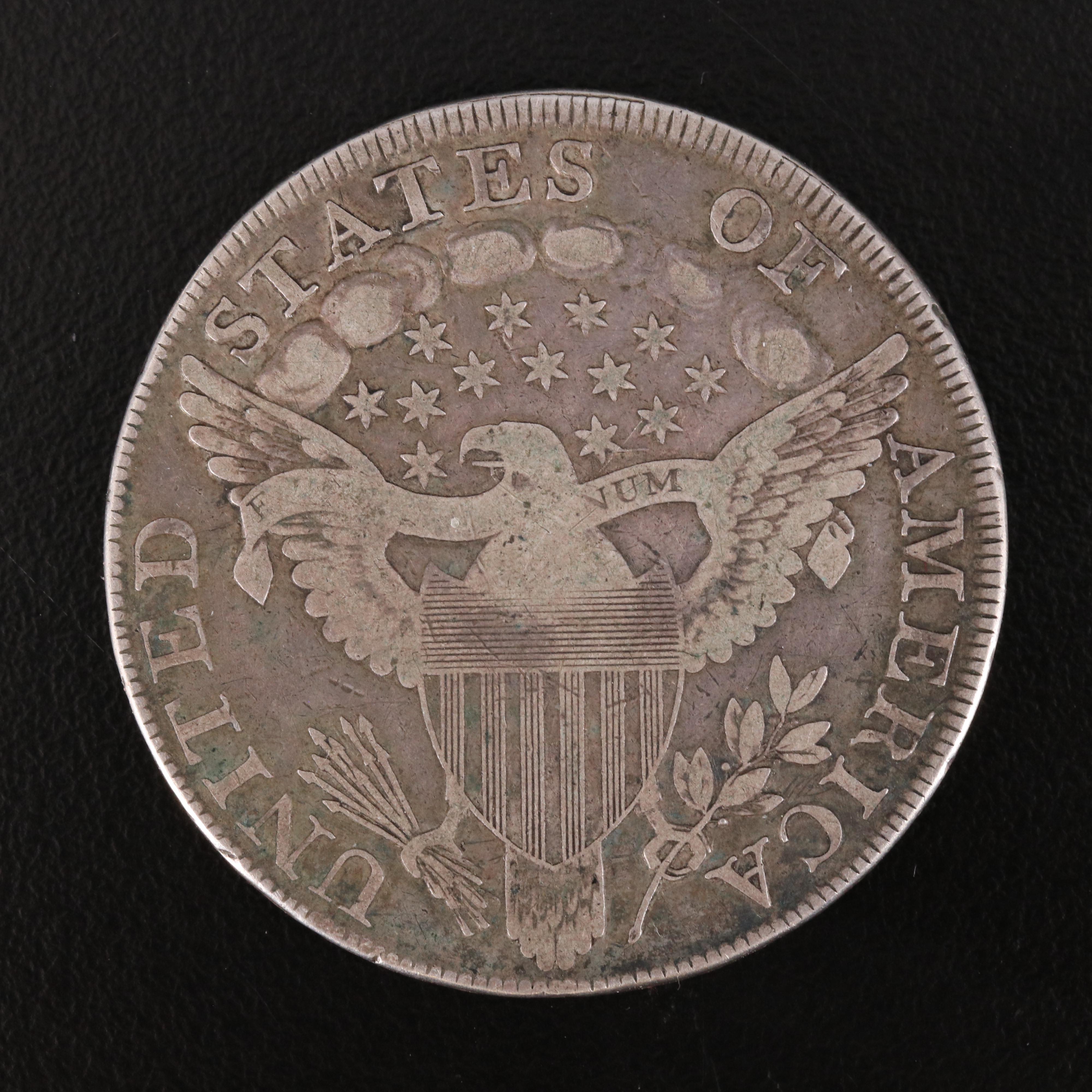 1798 Draped Bust Heraldic Eagle Silver Dollar | EBTH
