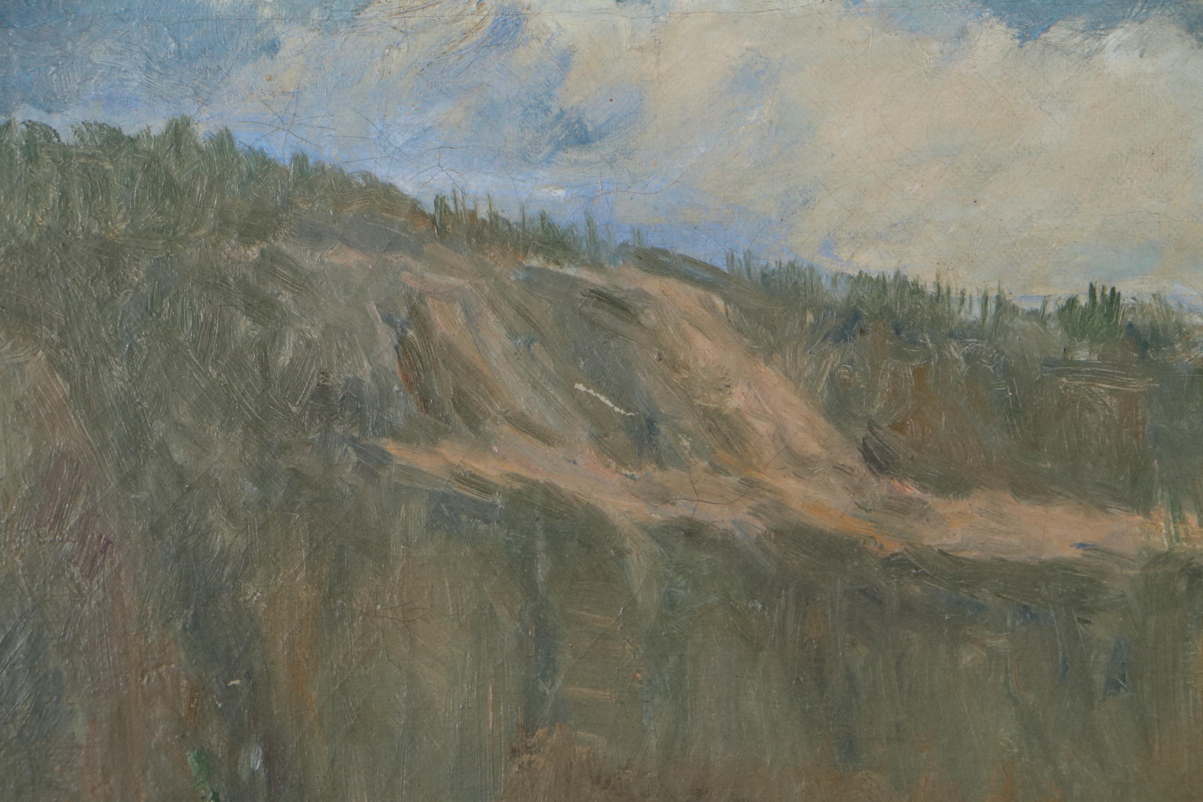 Oil Painting of a Native American Scout, Style of JH Sharp | EBTH