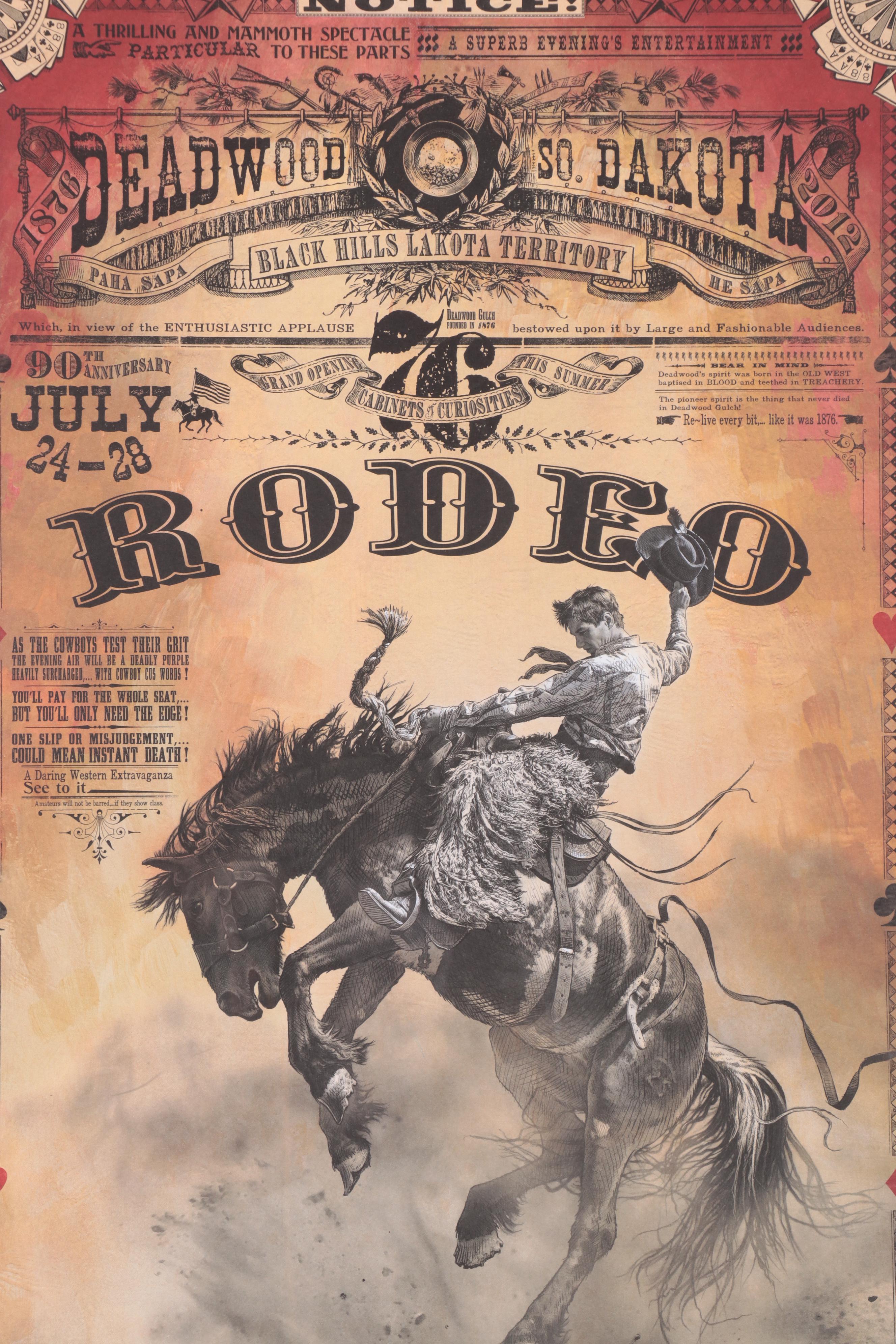 Bob Coronato Offset Lithograph Poster "Rodeo," Circa 2012 | EBTH