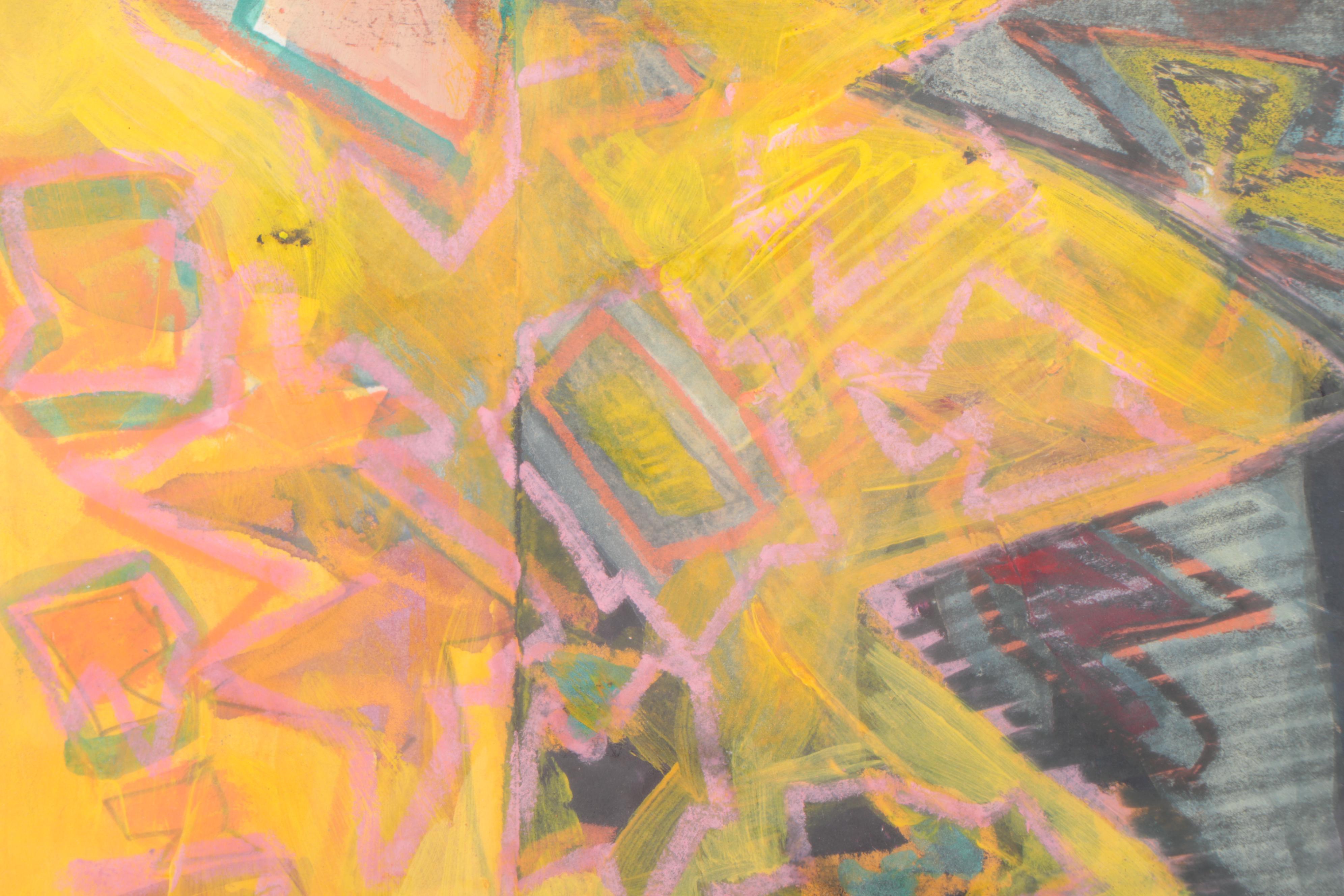 Sarah Roush Mixed Media Painting "Flying Teeth" | EBTH