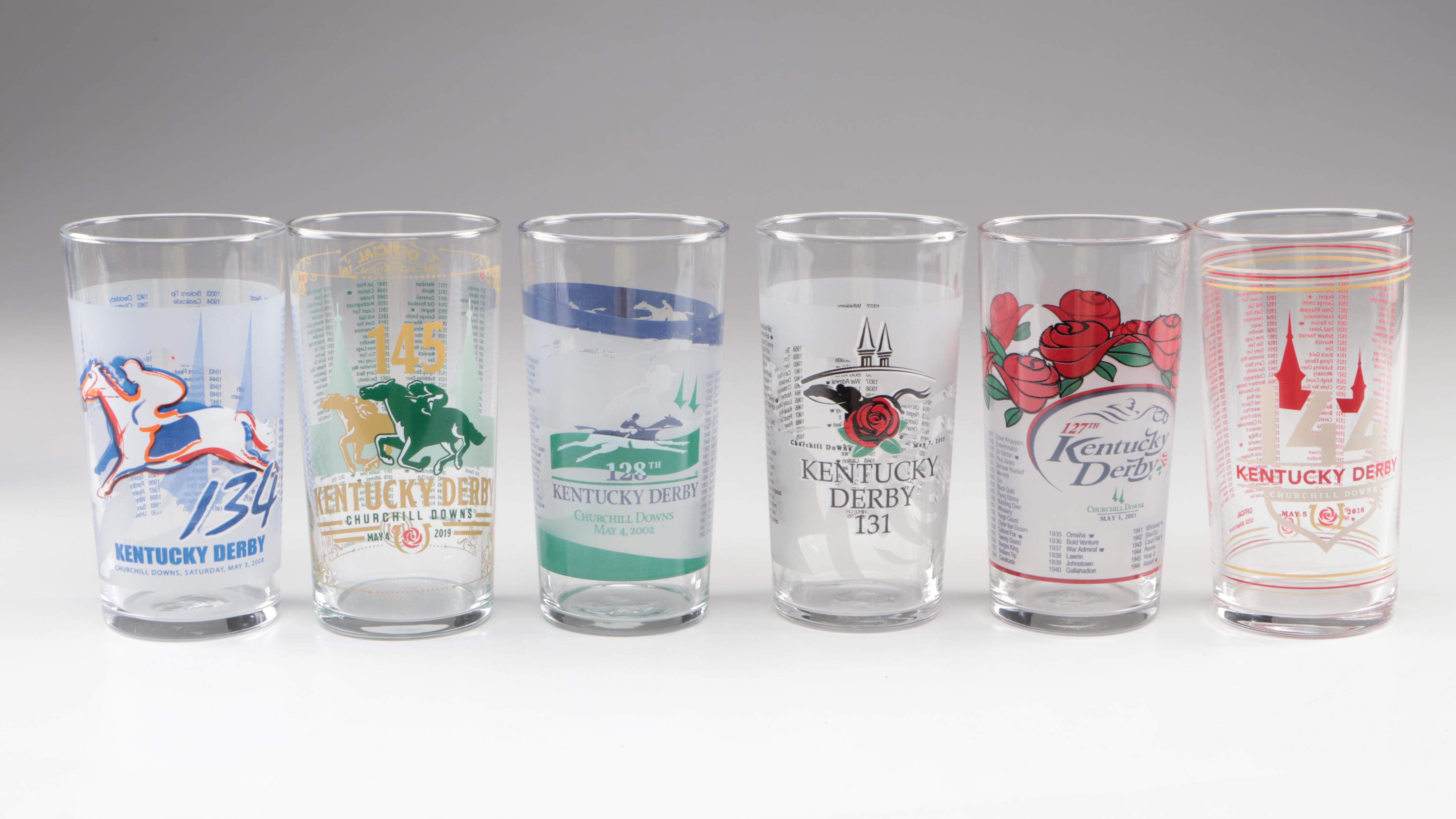 Libbey and Other Kentucky Derby Mint Julep and Commemorative Glasses | EBTH