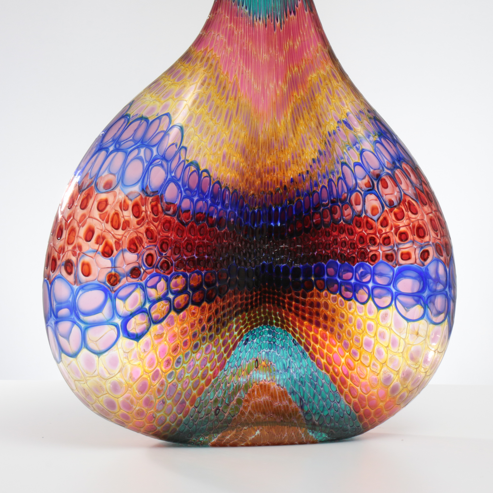 Stephen Rolfe Powell Glass Sculptural Vessel | EBTH