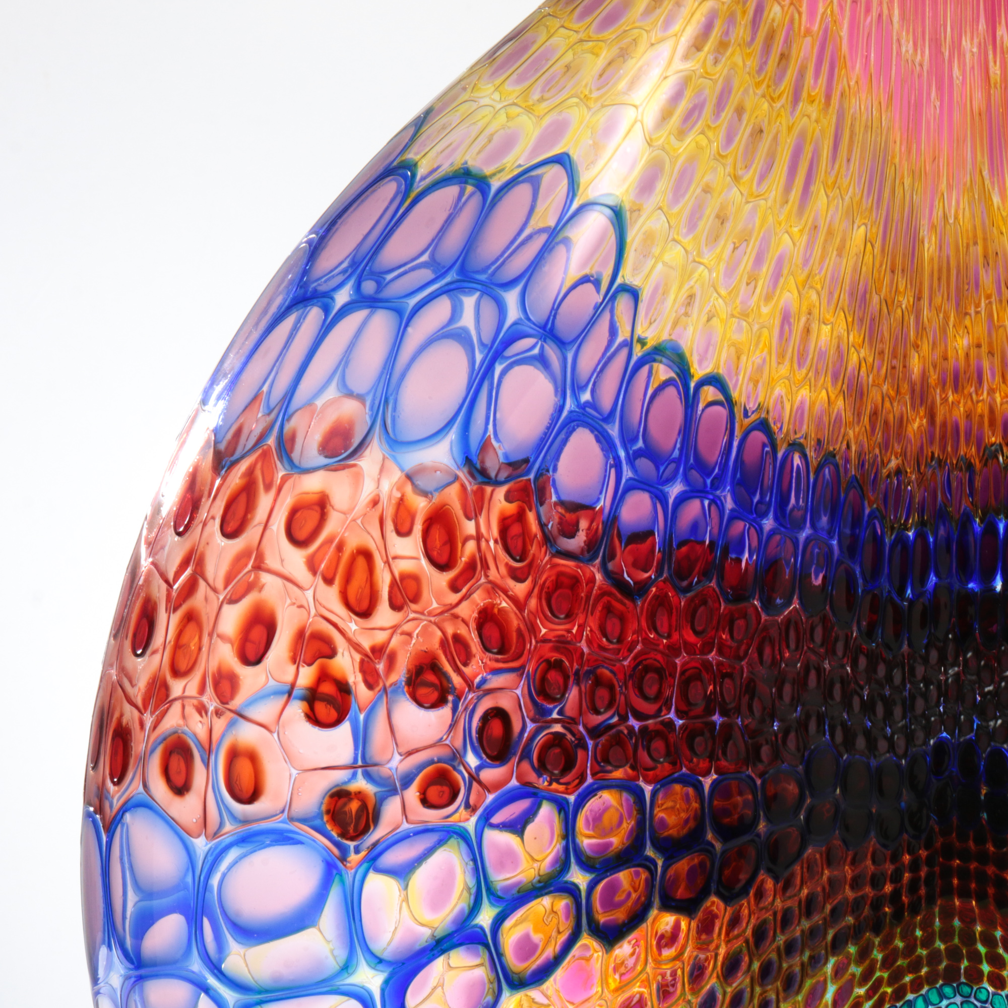 Stephen Rolfe Powell Glass Sculptural Vessel | EBTH
