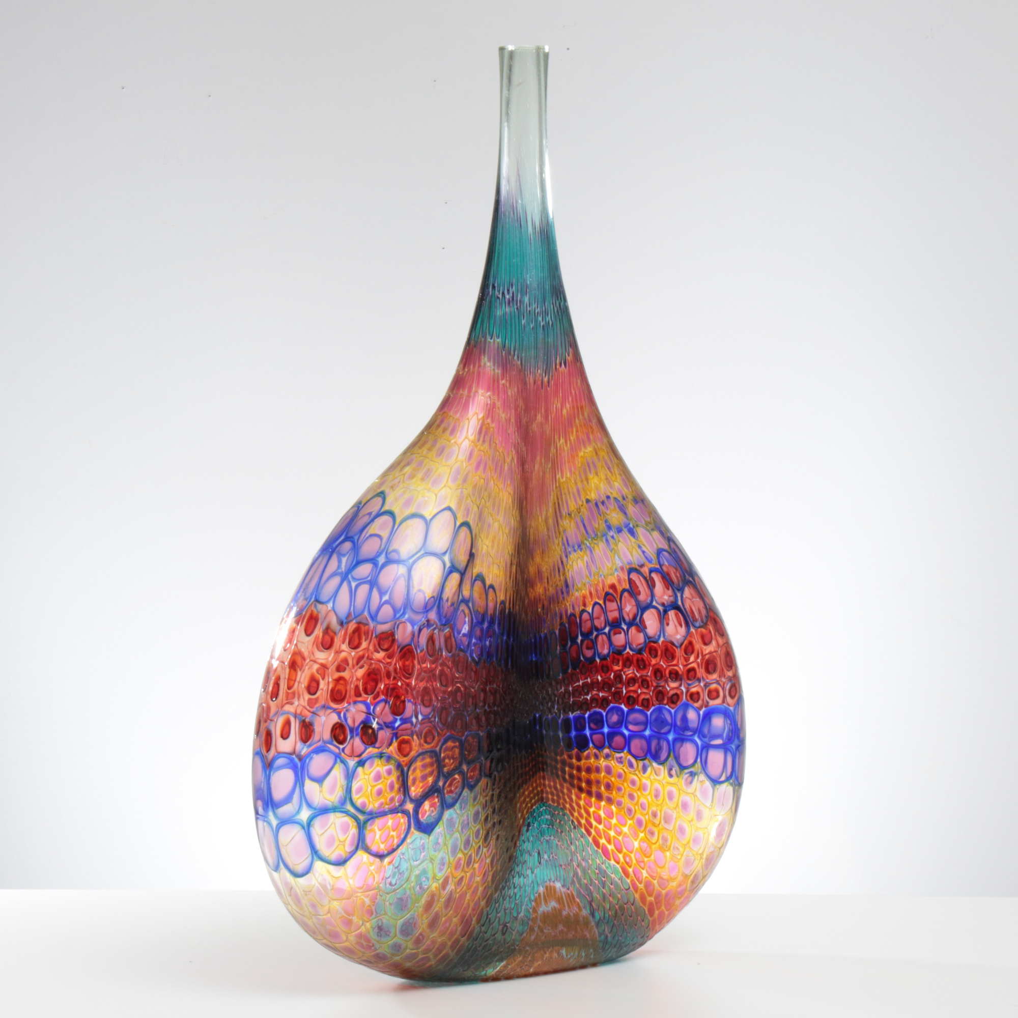 Stephen Rolfe Powell Glass Sculptural Vessel | EBTH