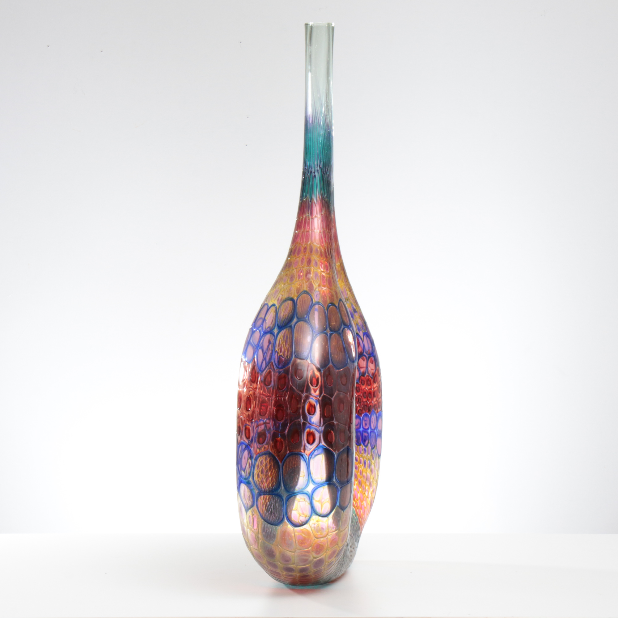 Stephen Rolfe Powell Glass Sculptural Vessel | EBTH